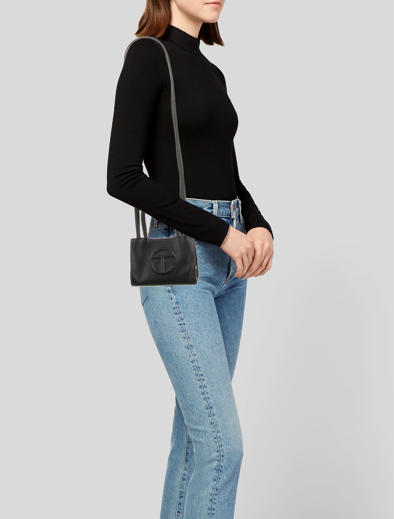 Telfar Small Shopper Tote - Black Mini Bags, Handbags - WTELG26229 ...