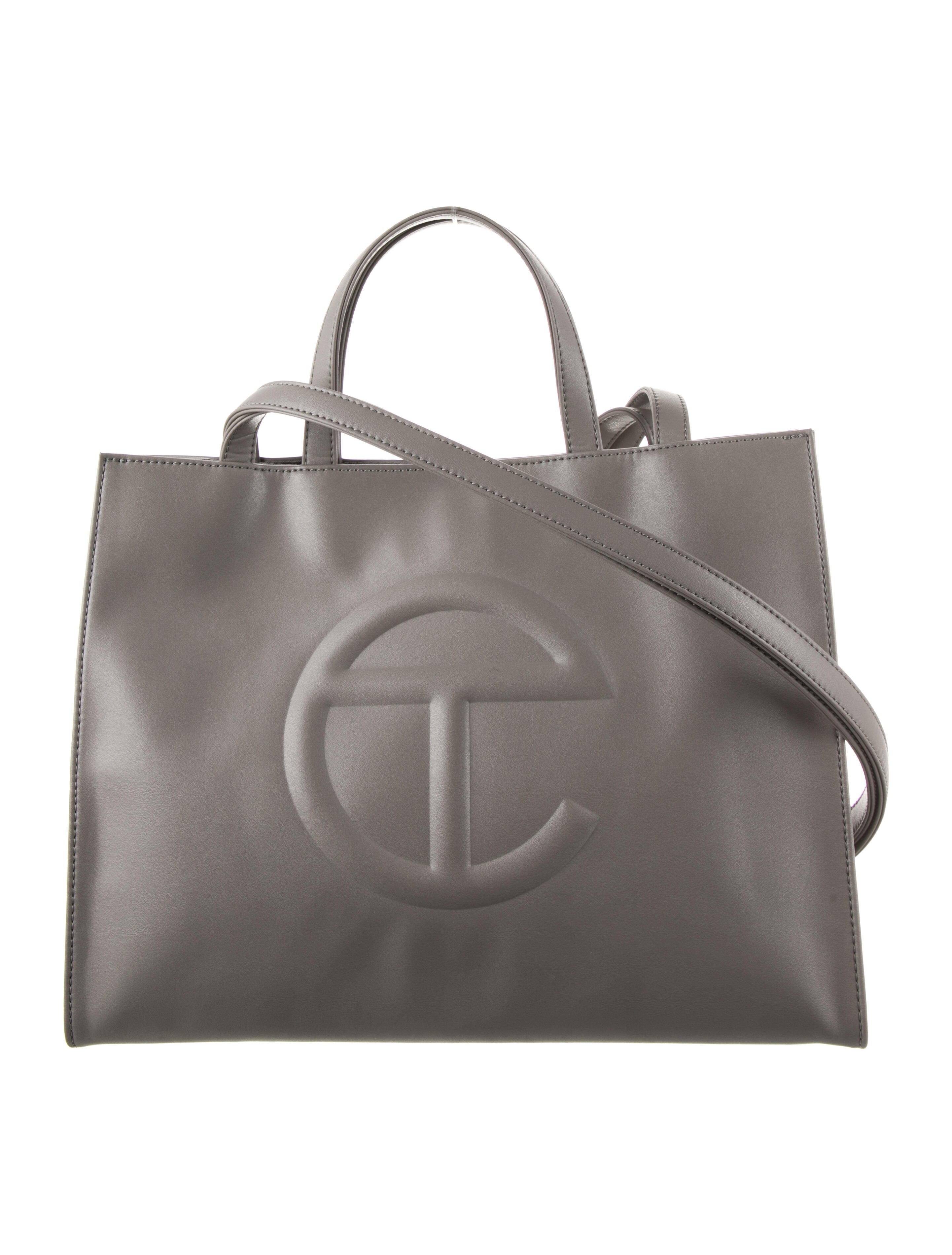 Telfar Medium Shopping Tote - Grey Totes, Handbags - WTELG26466 | The ...