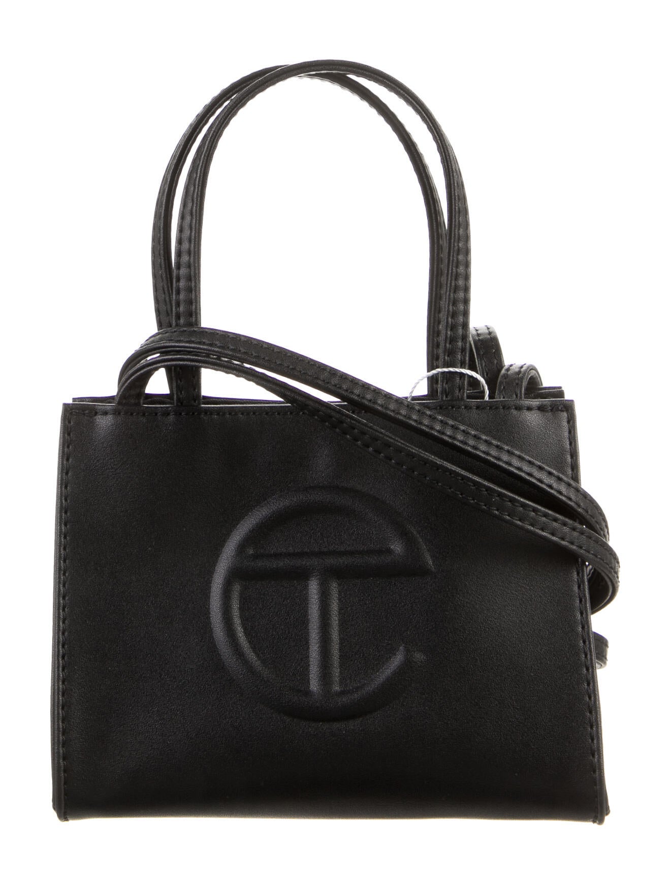Telfar Vegan Leather Shoulder Bag w/ Tags - Black Mini Bags, Handbags ...