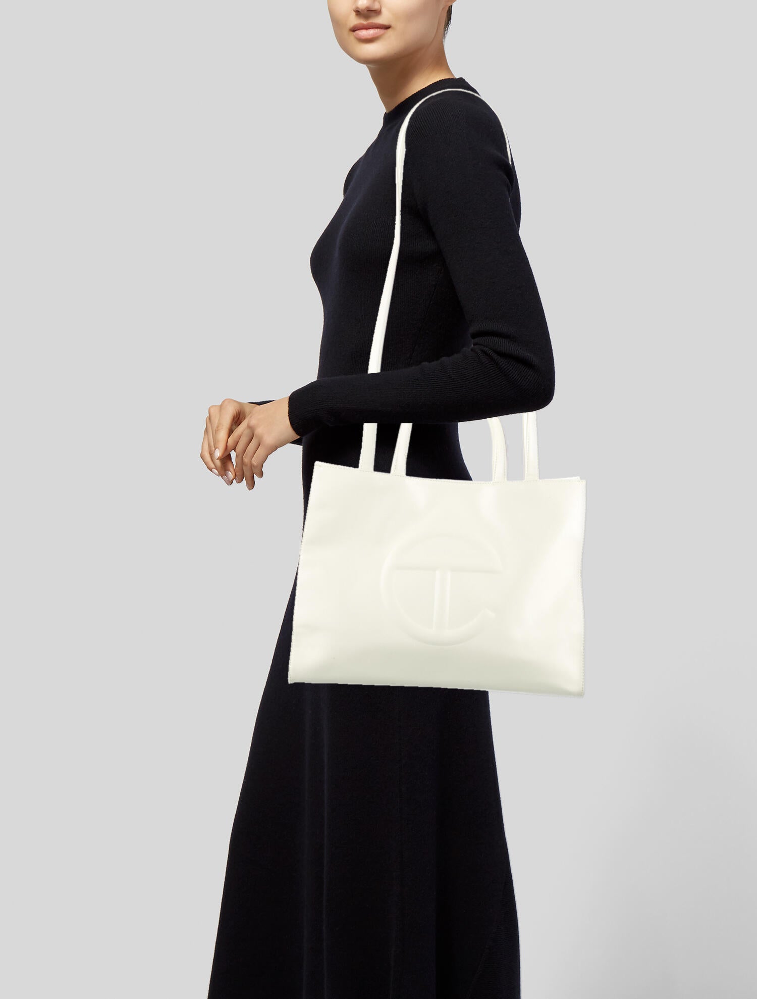 Telfar Vegan Leather Shopper Tote - Green Totes, Handbags - WTELG23954 ...