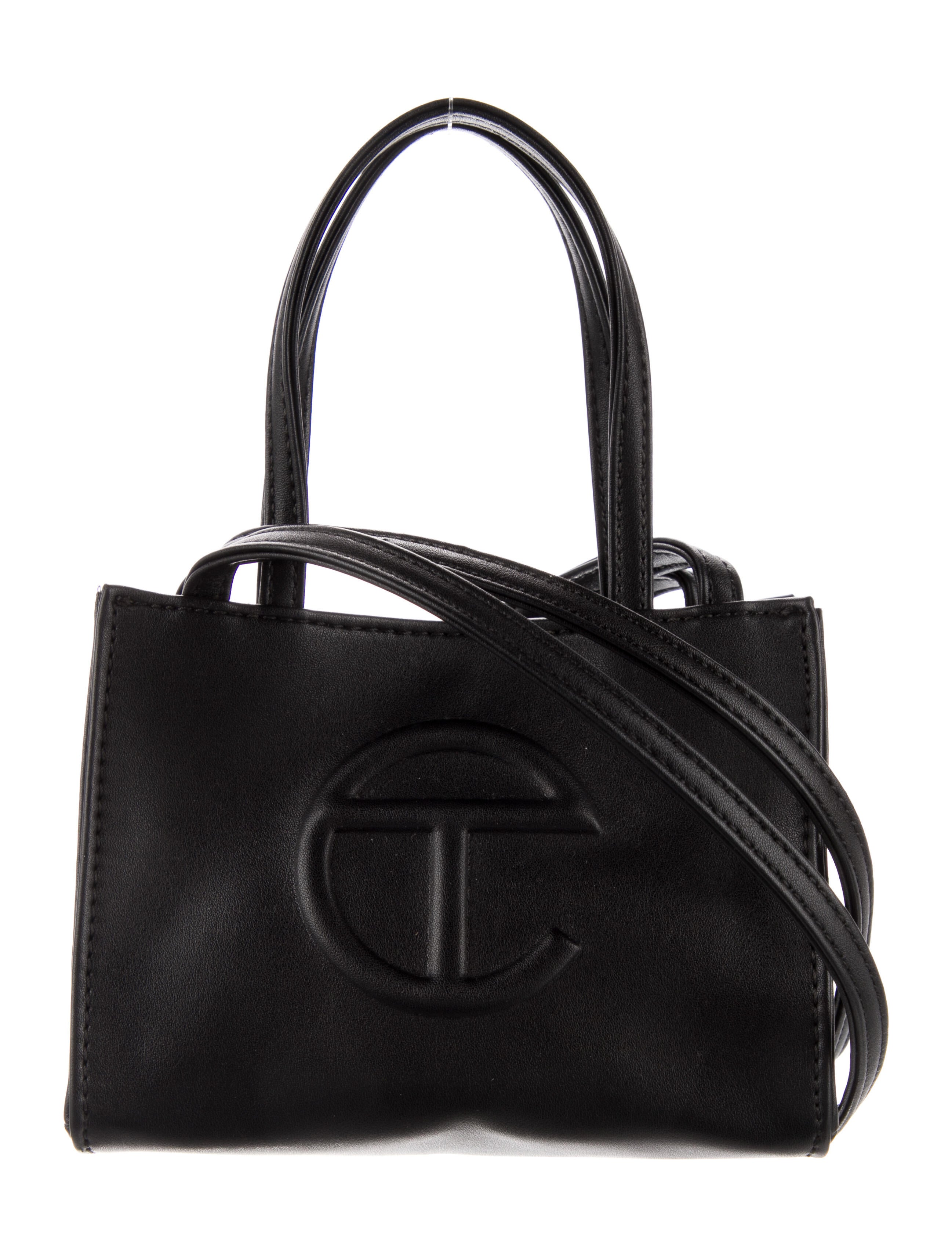 Telfar Vegan Leather Mini Bag - Black Mini Bags, Handbags - WTELG26539 ...