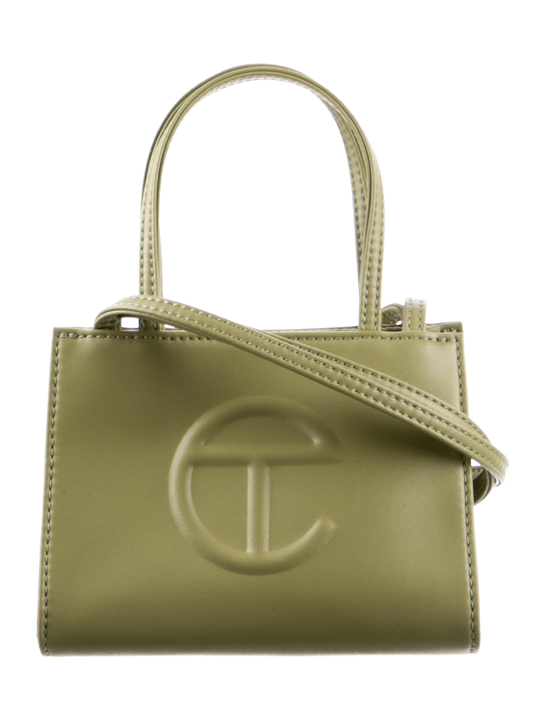 Telfar Vegan Leather Tote Bag - Green Totes, Handbags - WTELG26976 ...