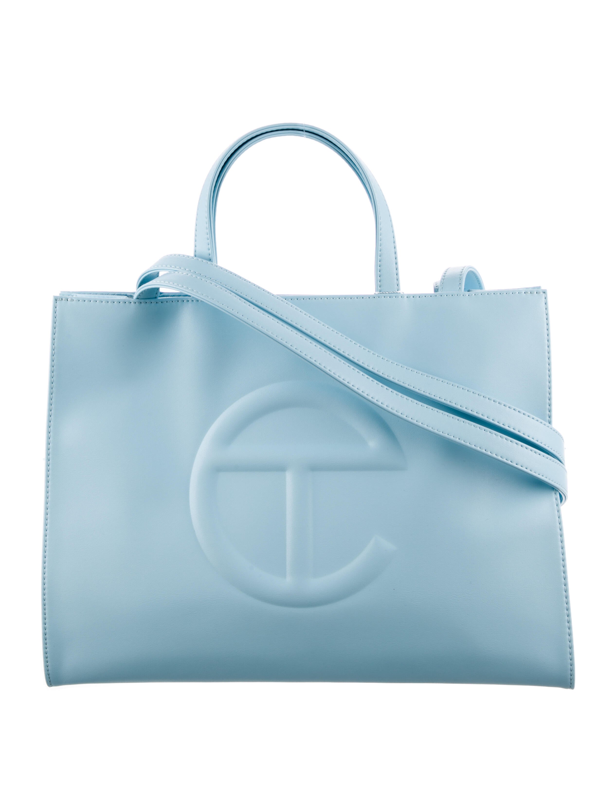 Telfar Large Shopping Bag - Blue Crossbody Bags, Handbags - WTELG24457 ...