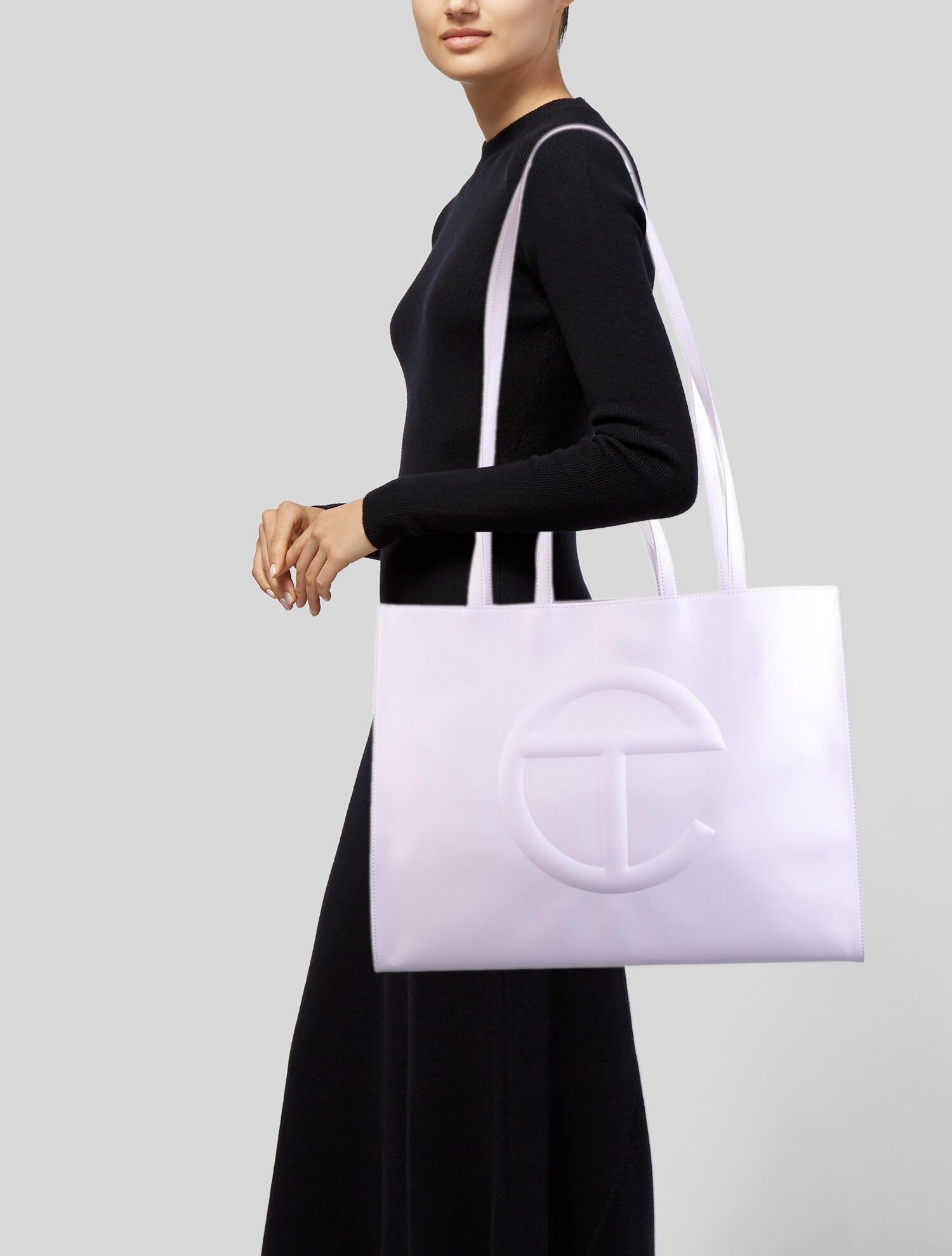Telfar Large Shopping Bag - Purple Totes, Handbags - WTELG27179 | The ...