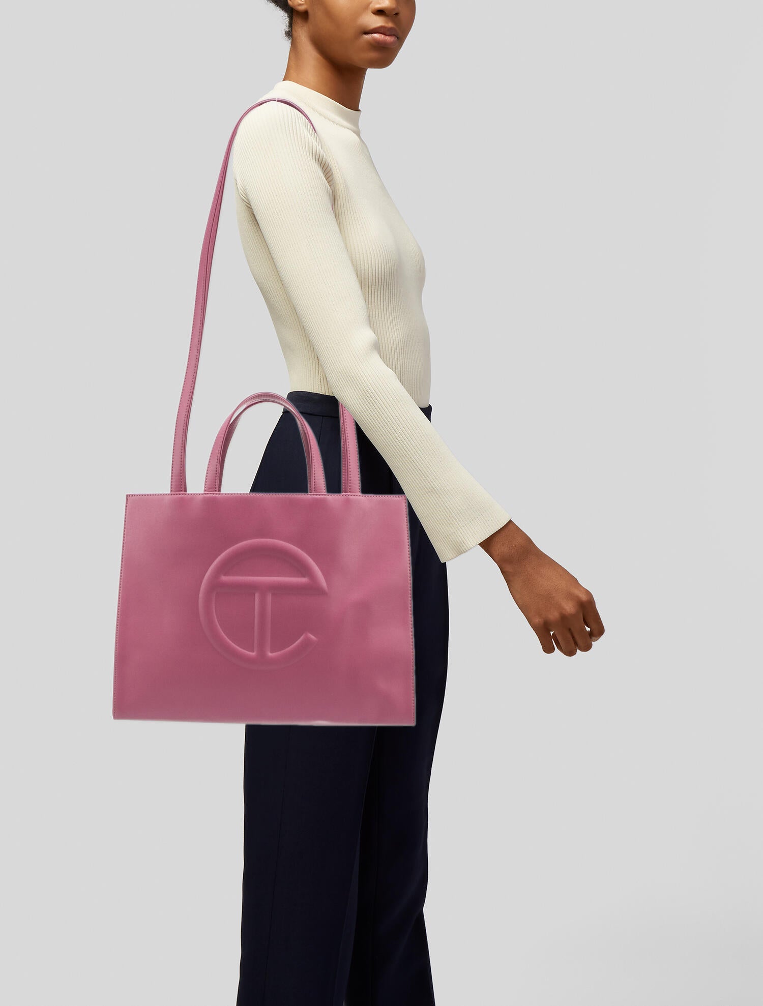 Telfar Medium Lavender Shopping Bag - Purple Totes, Handbags ...