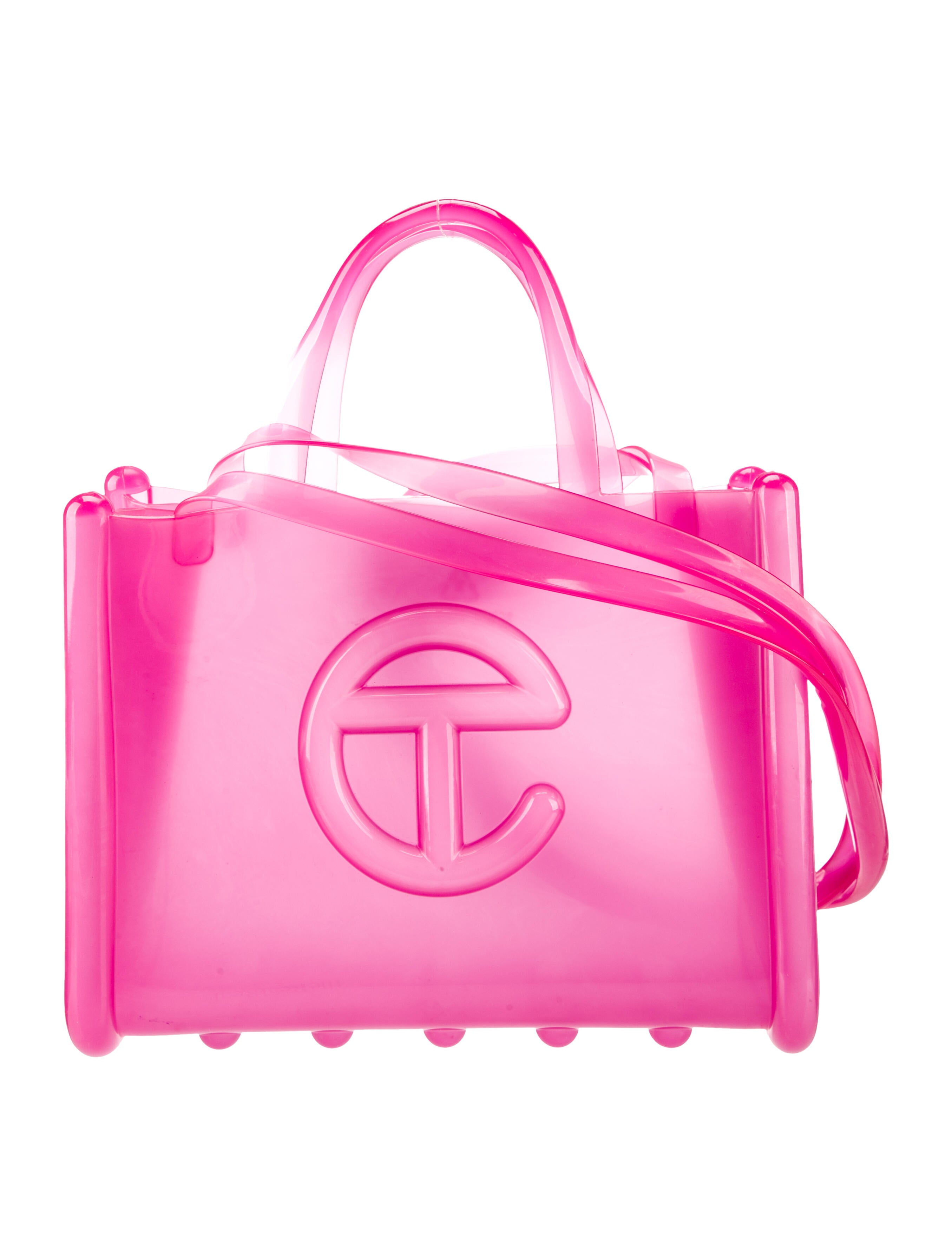 Telfar x Melissa Medium Clear Pink Jelly Shopper - Pink Totes, Handbags ...