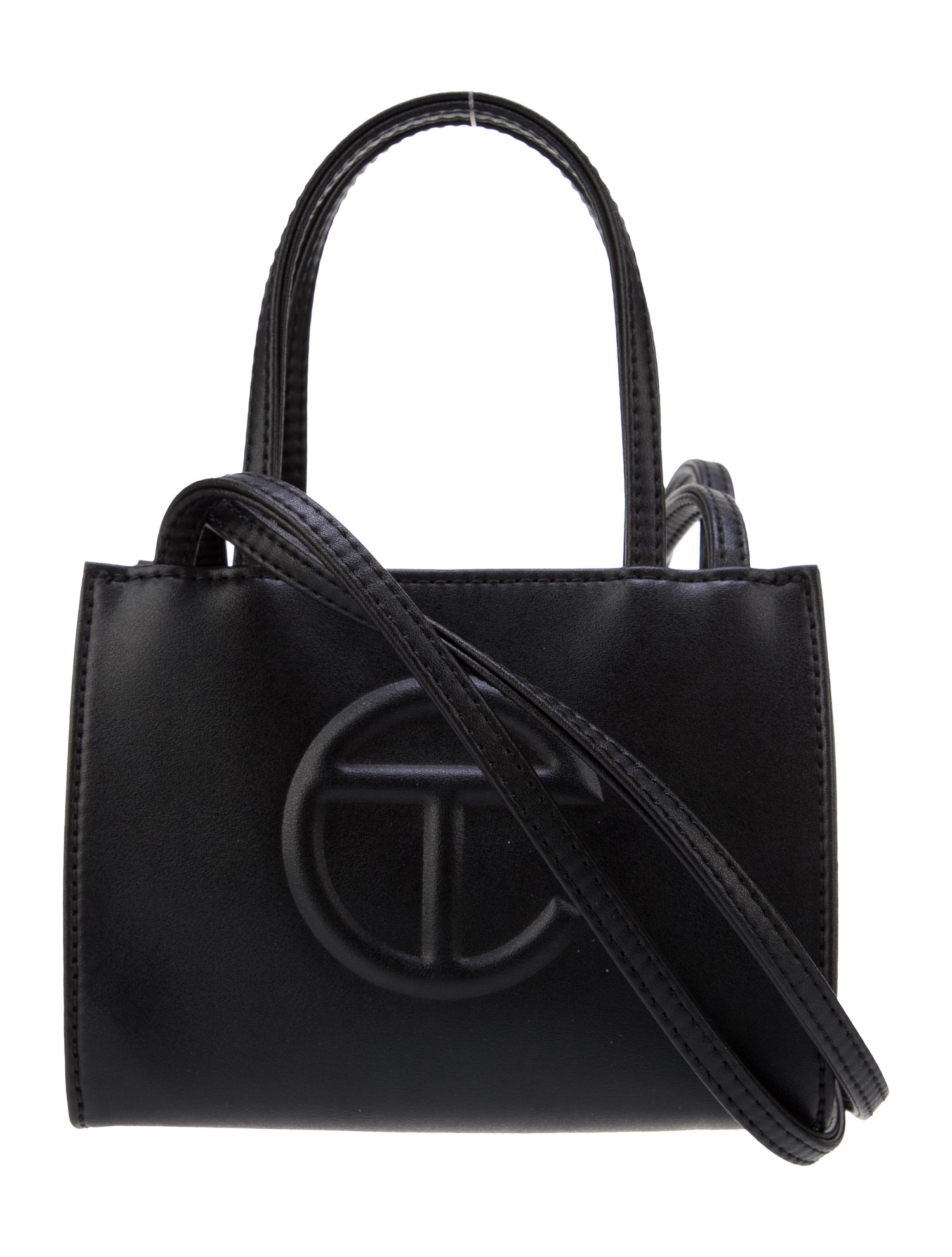 Telfar Small Black Shopping Bag - Black Totes, Handbags - WTELG29178 ...