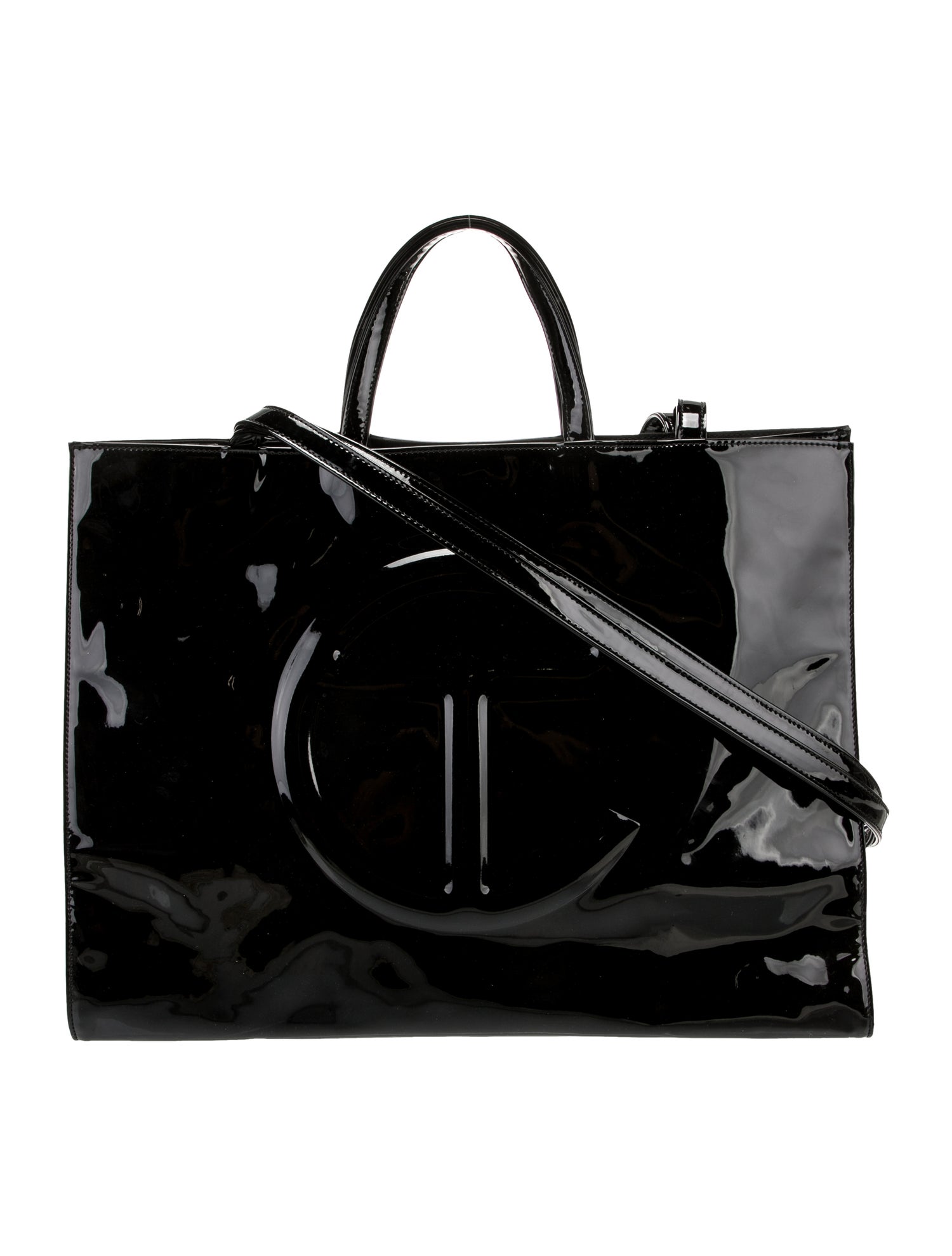 Balmain Patent Leather Trimmed PVC Tote Bag - Clear Totes, Handbags ...