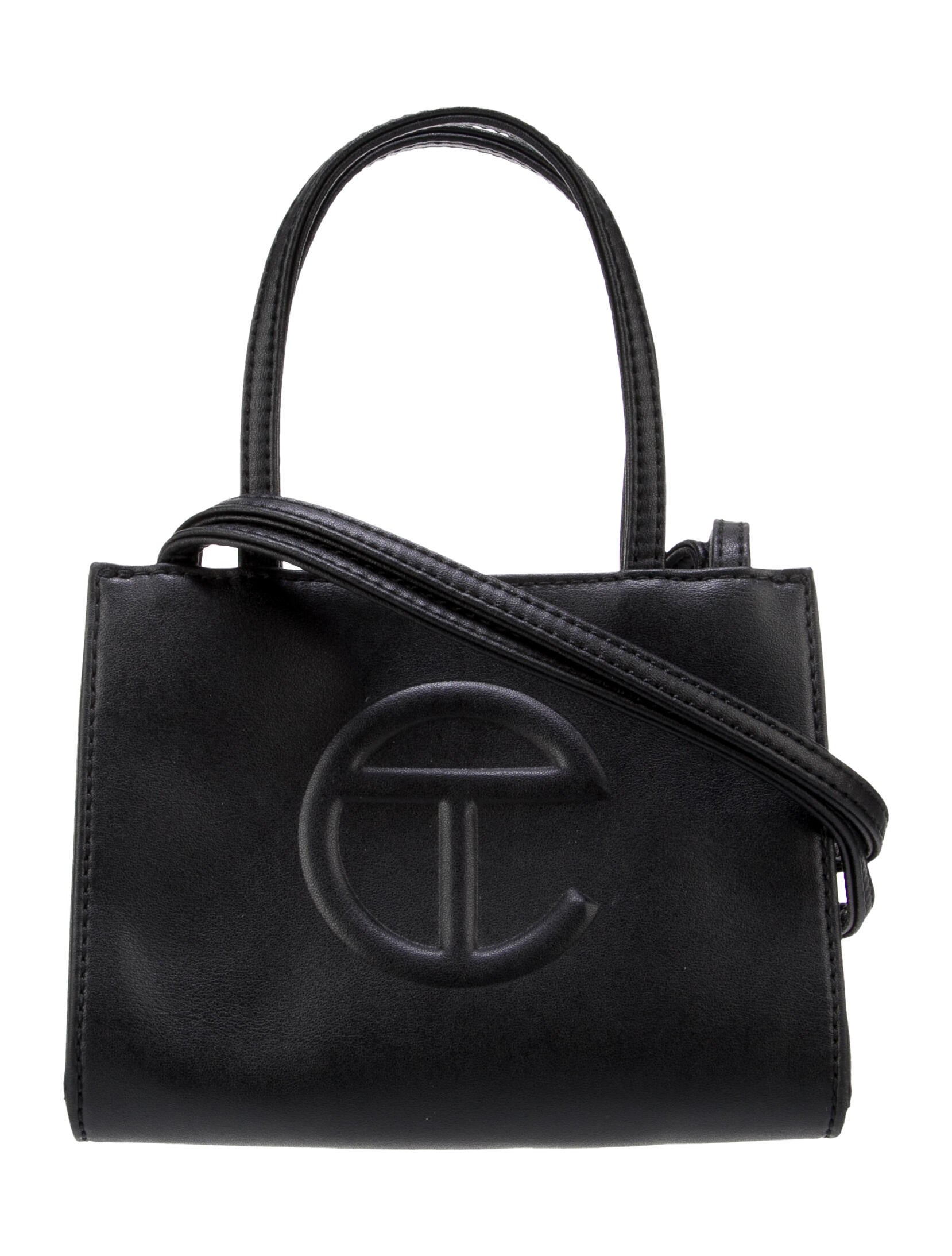 Telfar Small Black Shopping Bag - Black Totes, Handbags - WTELG29609 ...