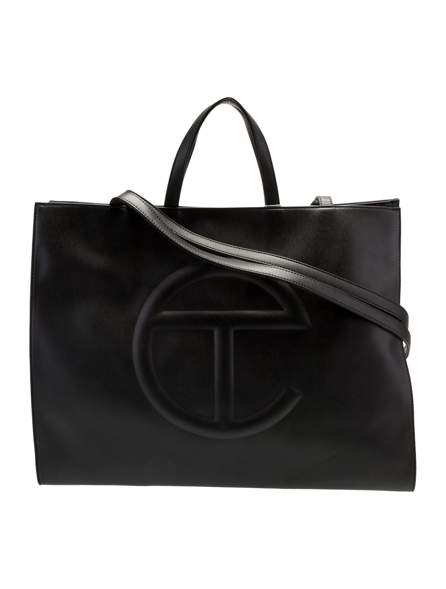 Telfar Large Black Shopping Bag w/Tags - Black Totes, Handbags ...