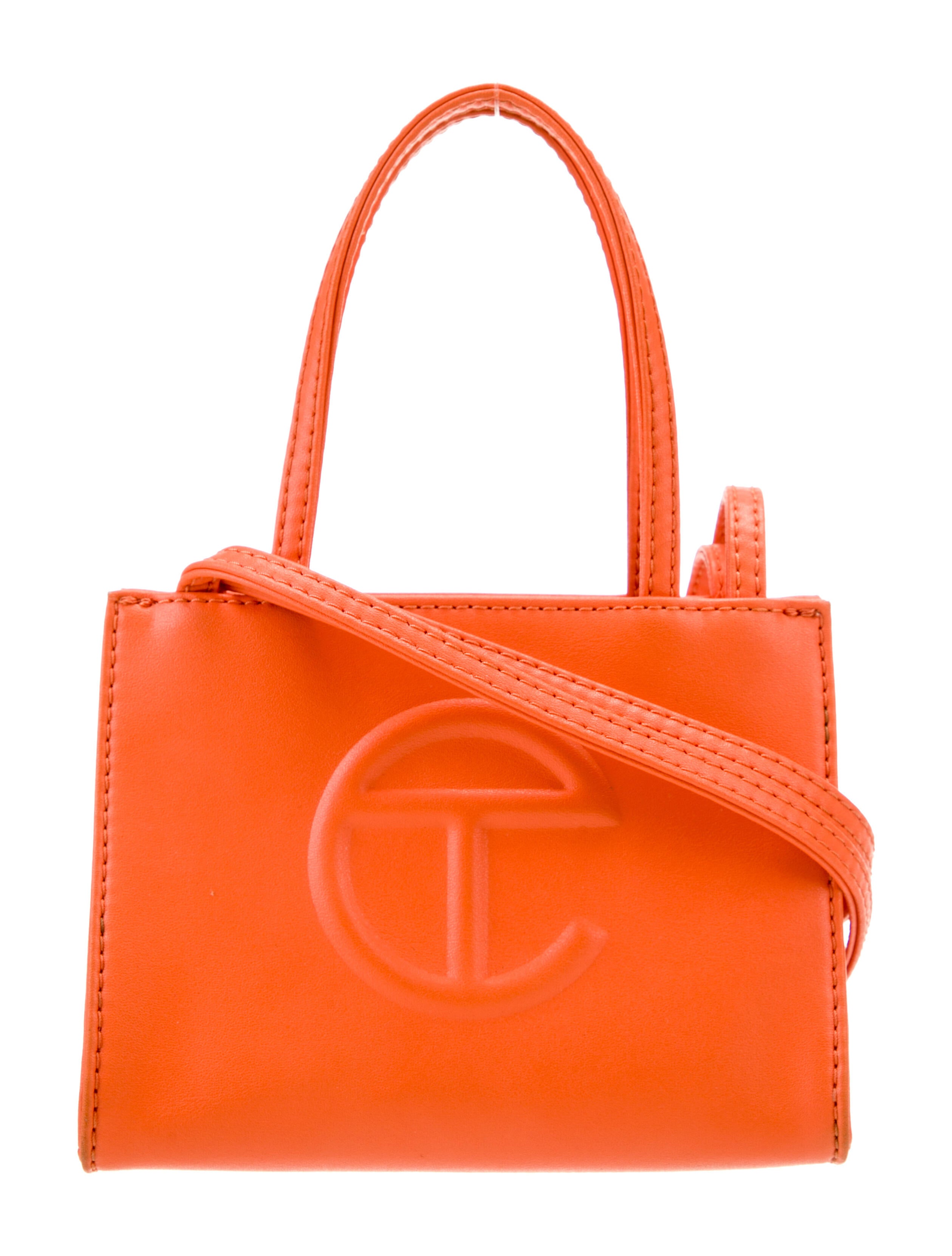 Telfar Medium 'Orange' Shopping Tote - Orange Totes, Handbags ...