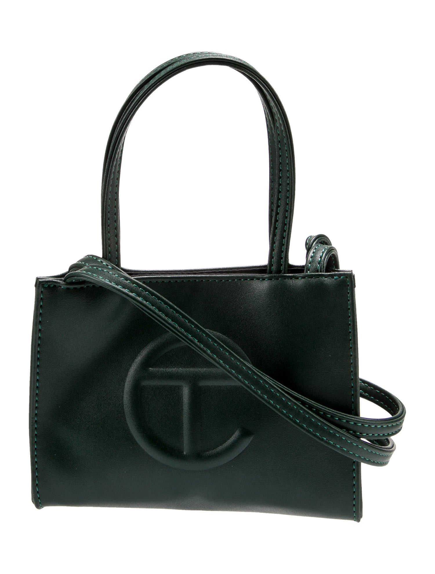 Telfar Small Navy Shopping Bag - Blue Totes, Handbags - WTELG29227 ...