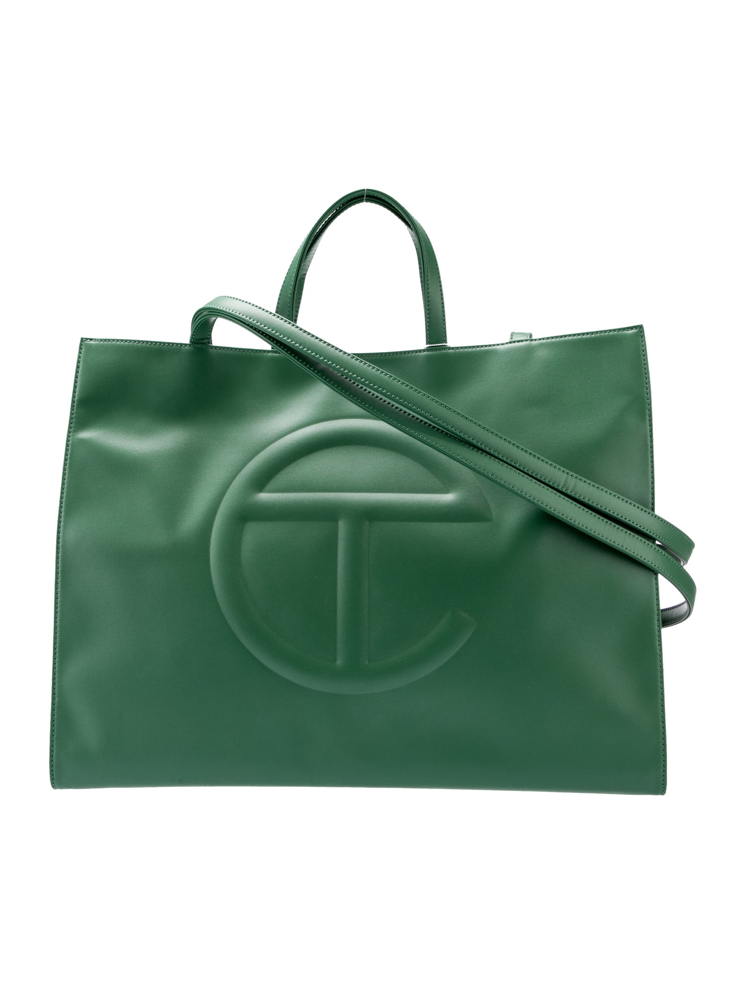 Telfar Large Leaf Shopping Bag w/ Tags - Green Totes, Handbags ...