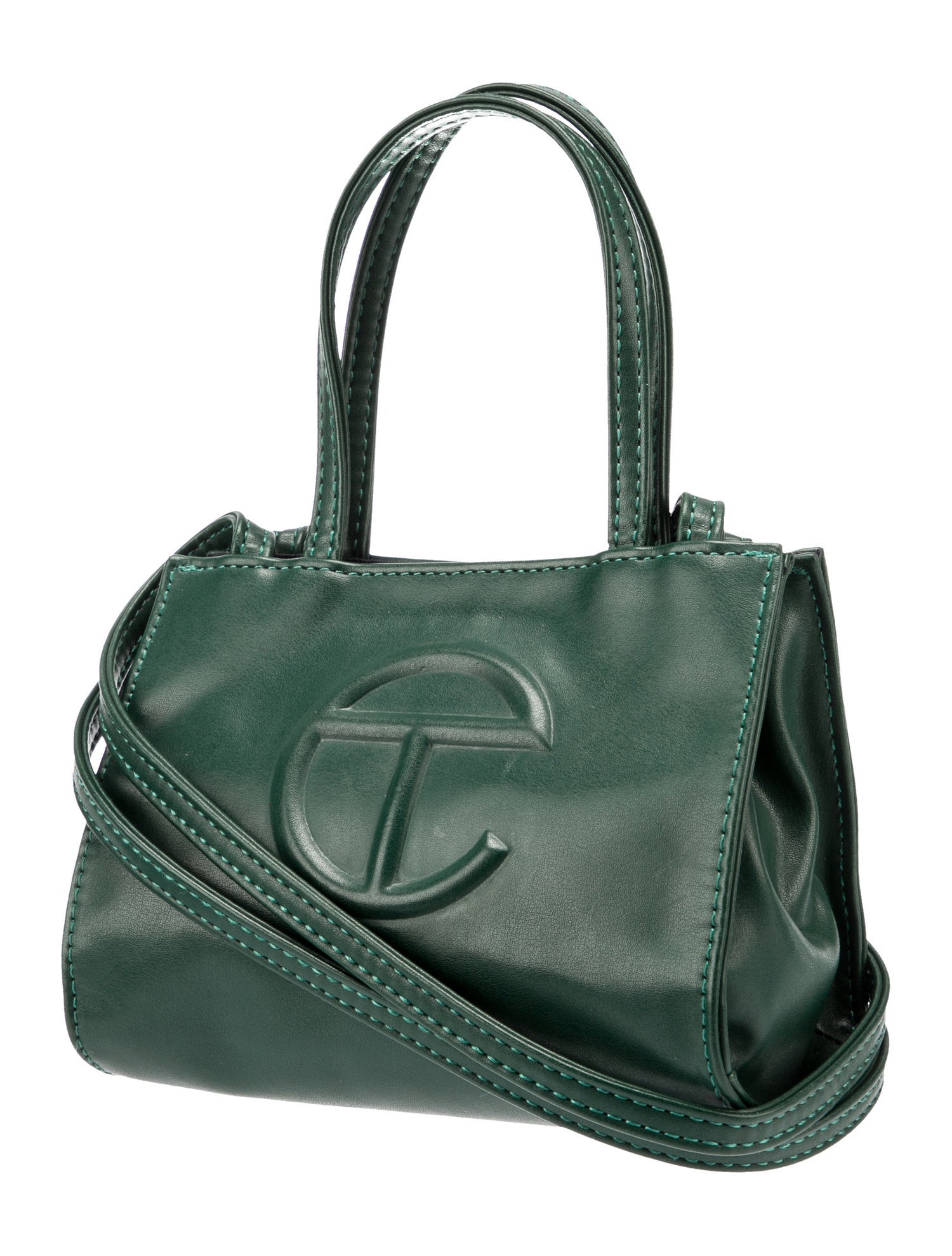 Telfar Small Navy Shopping Bag - Blue Totes, Handbags - WTELG29227 ...