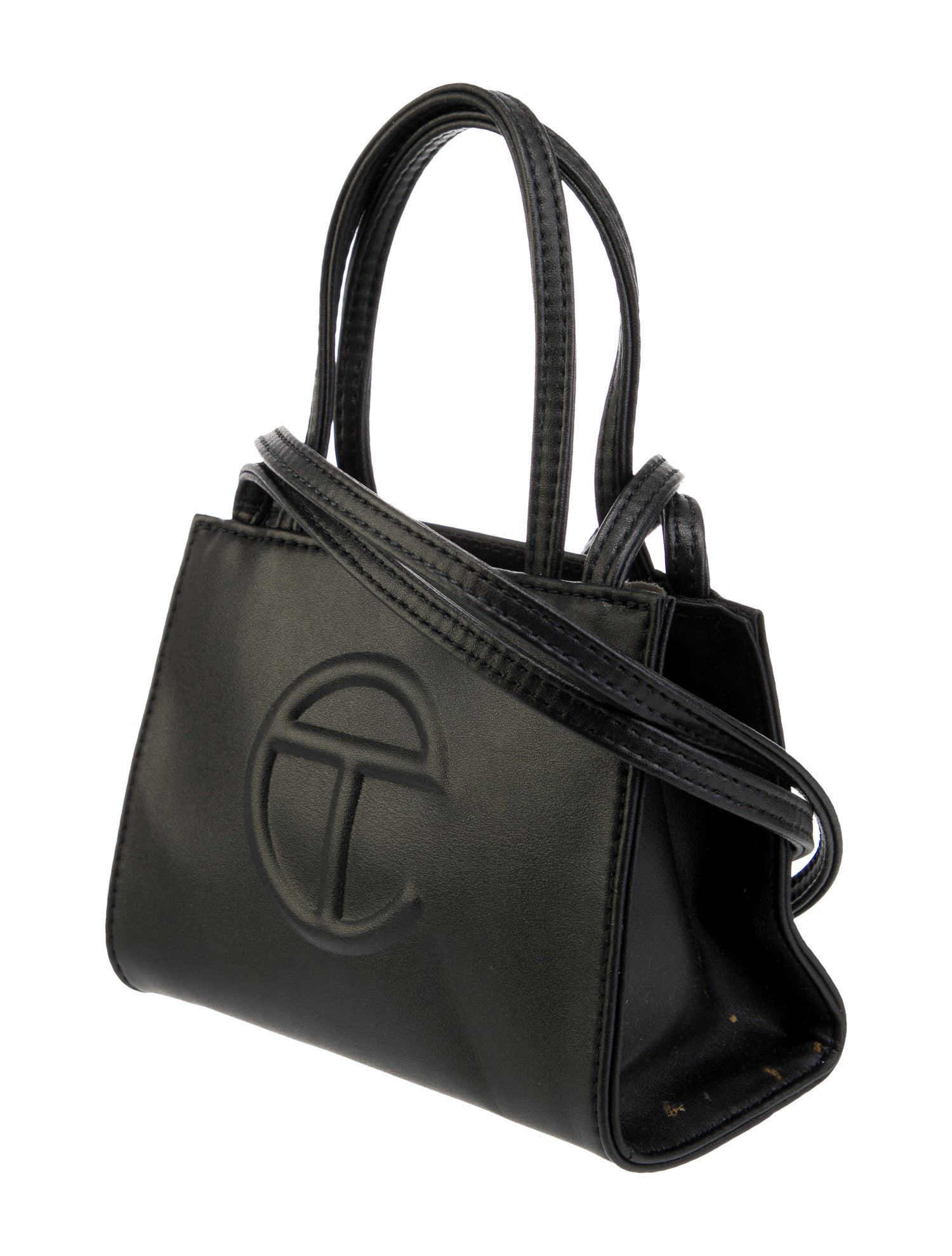 Telfar Small Navy Shopping Bag - Blue Totes, Handbags - WTELG29227 ...
