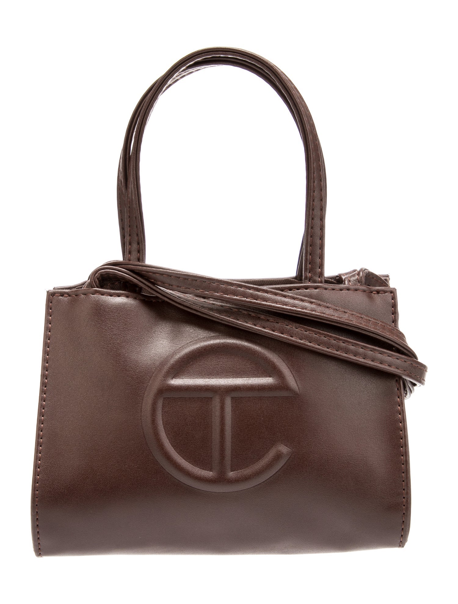 Telfar Small Navy Shopping Bag - Blue Totes, Handbags - WTELG29227 ...