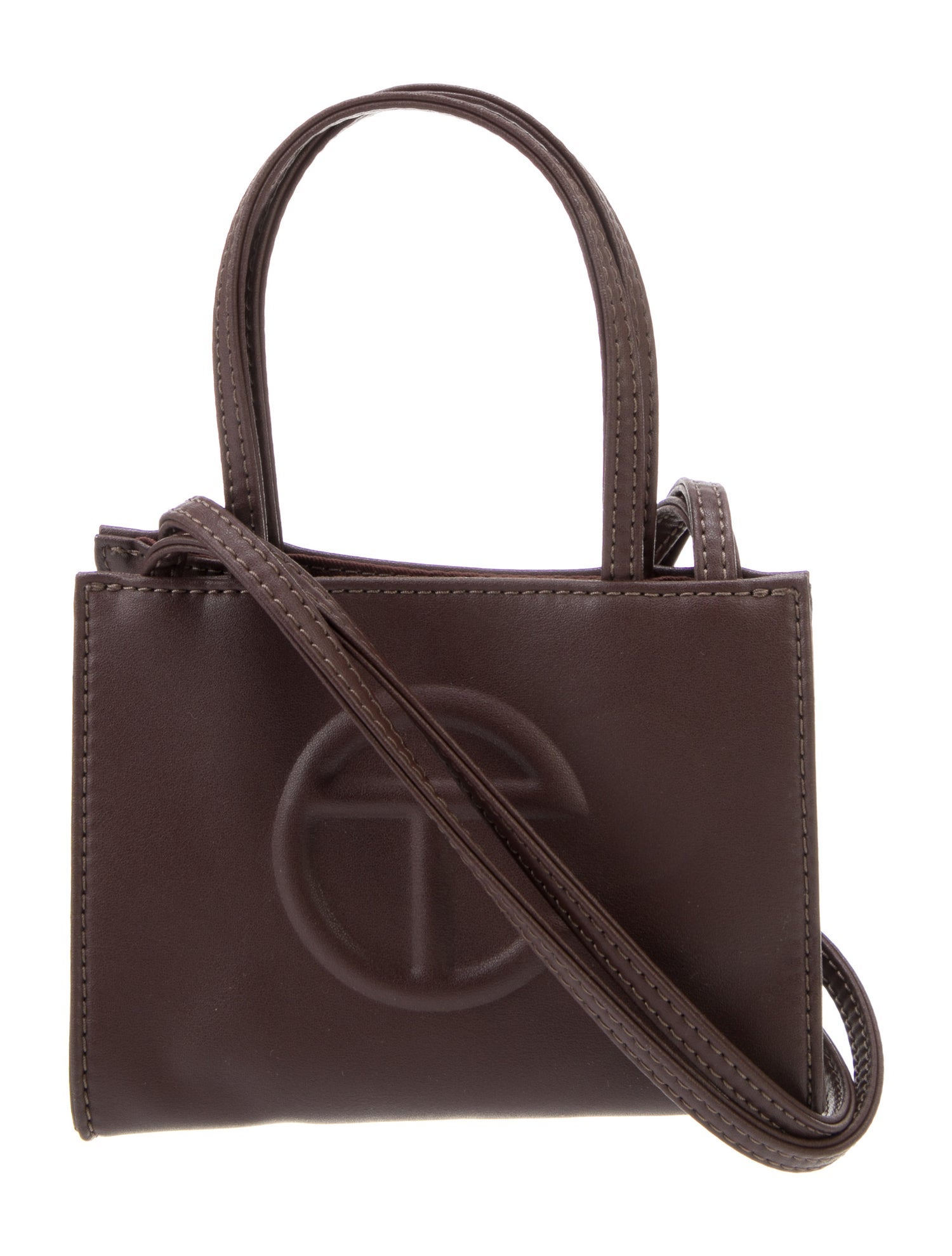 Telfar Small Navy Shopping Bag - Blue Totes, Handbags - WTELG29227 ...