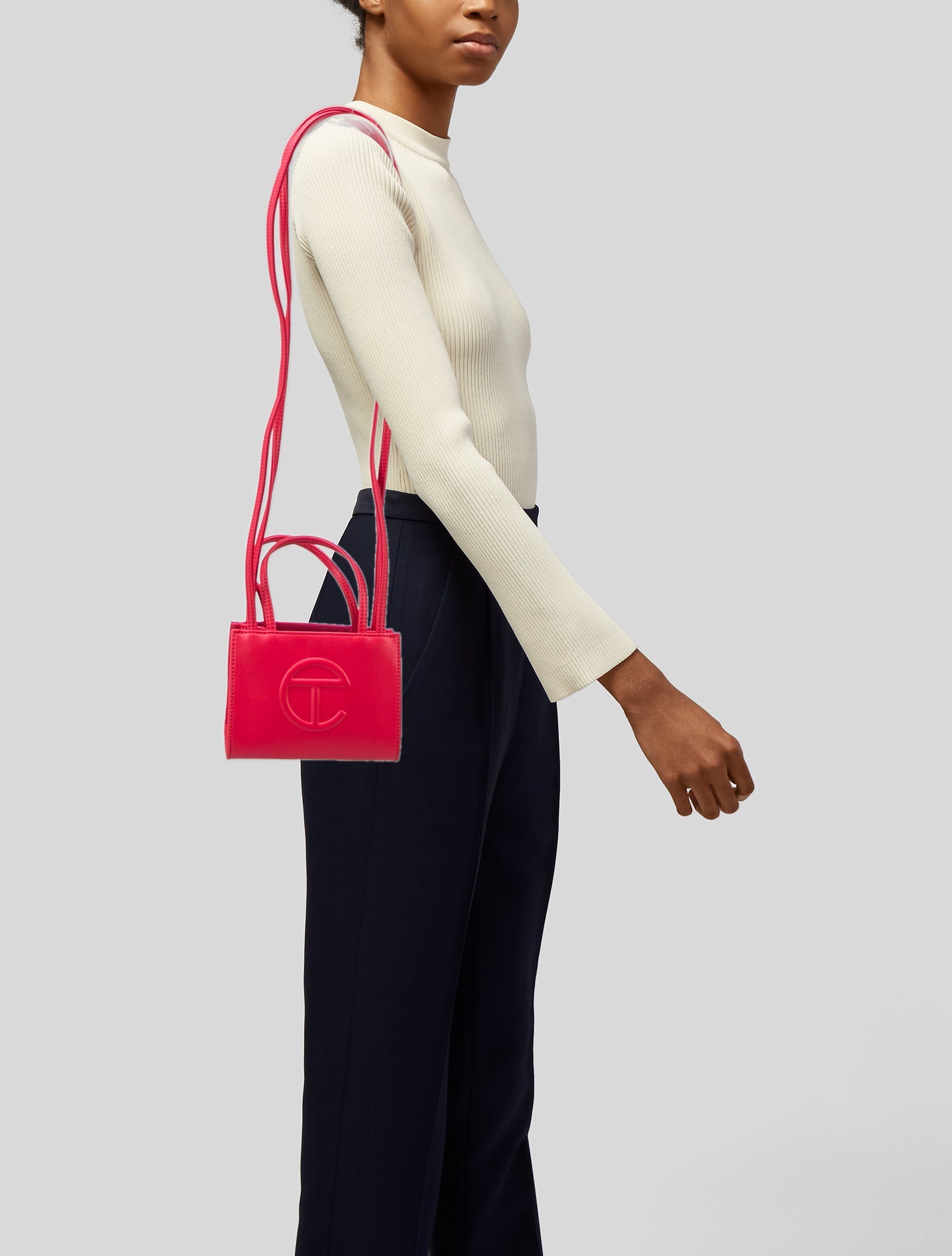 Telfar Small Azalea Shopping Tote - Pink Totes, Handbags - WTELG29196 ...