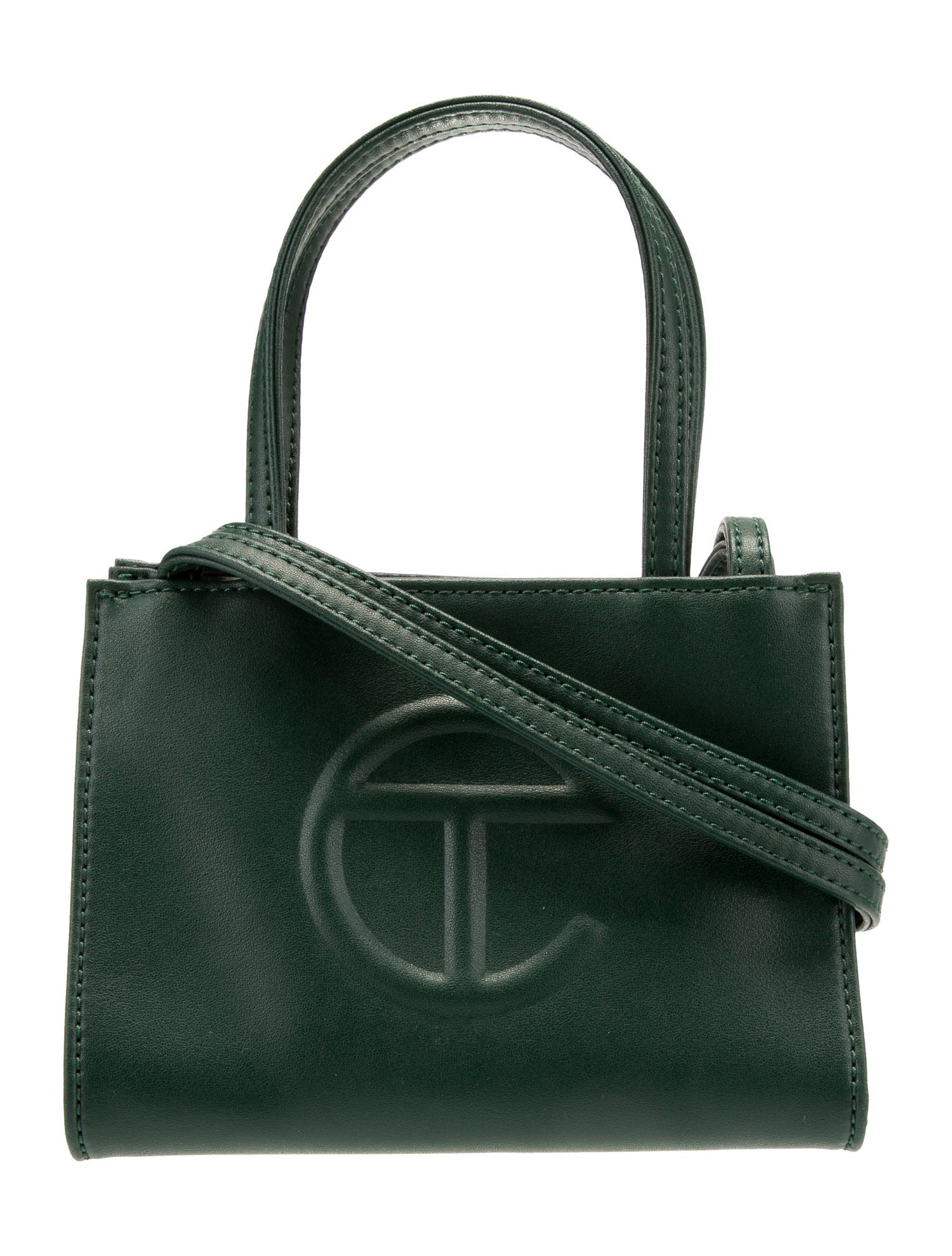 Telfar Small Navy Shopping Bag - Blue Totes, Handbags - WTELG29227 ...