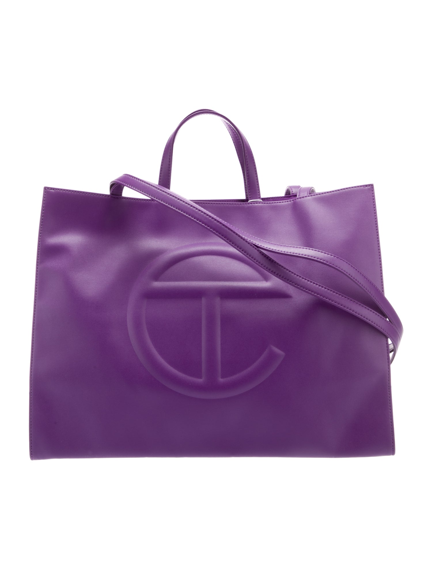 Telfar Large Grape Shopping Bag w/Tags - Purple Totes, Handbags ...