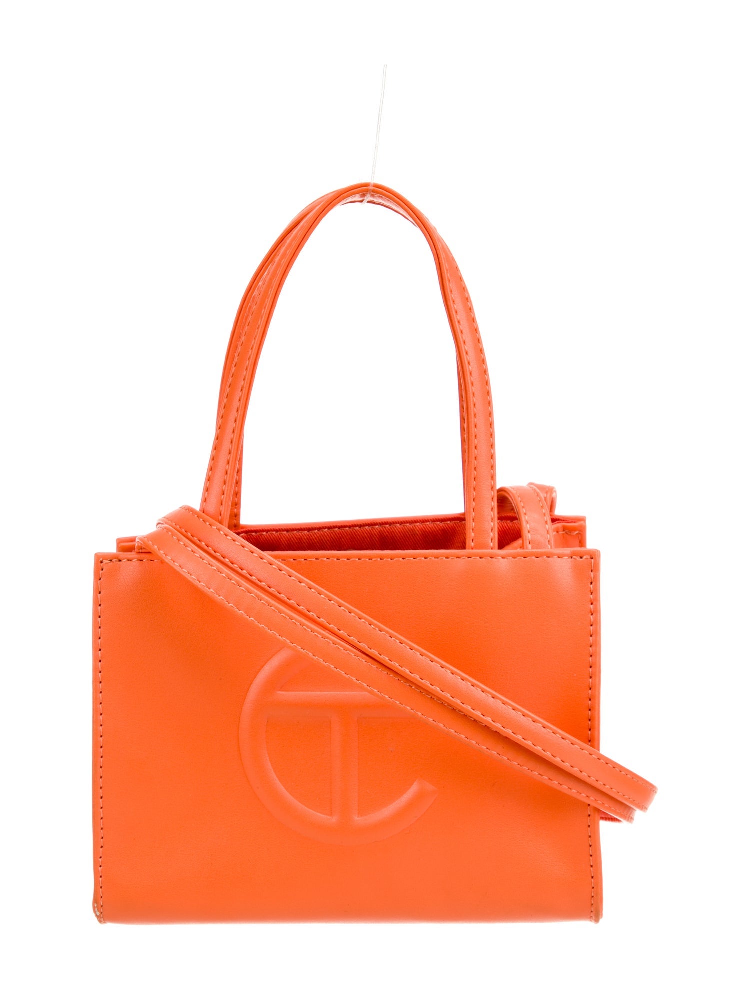 Telfar Small Red Shopping Bag - Red Totes, Handbags - WTELG30528 | The ...