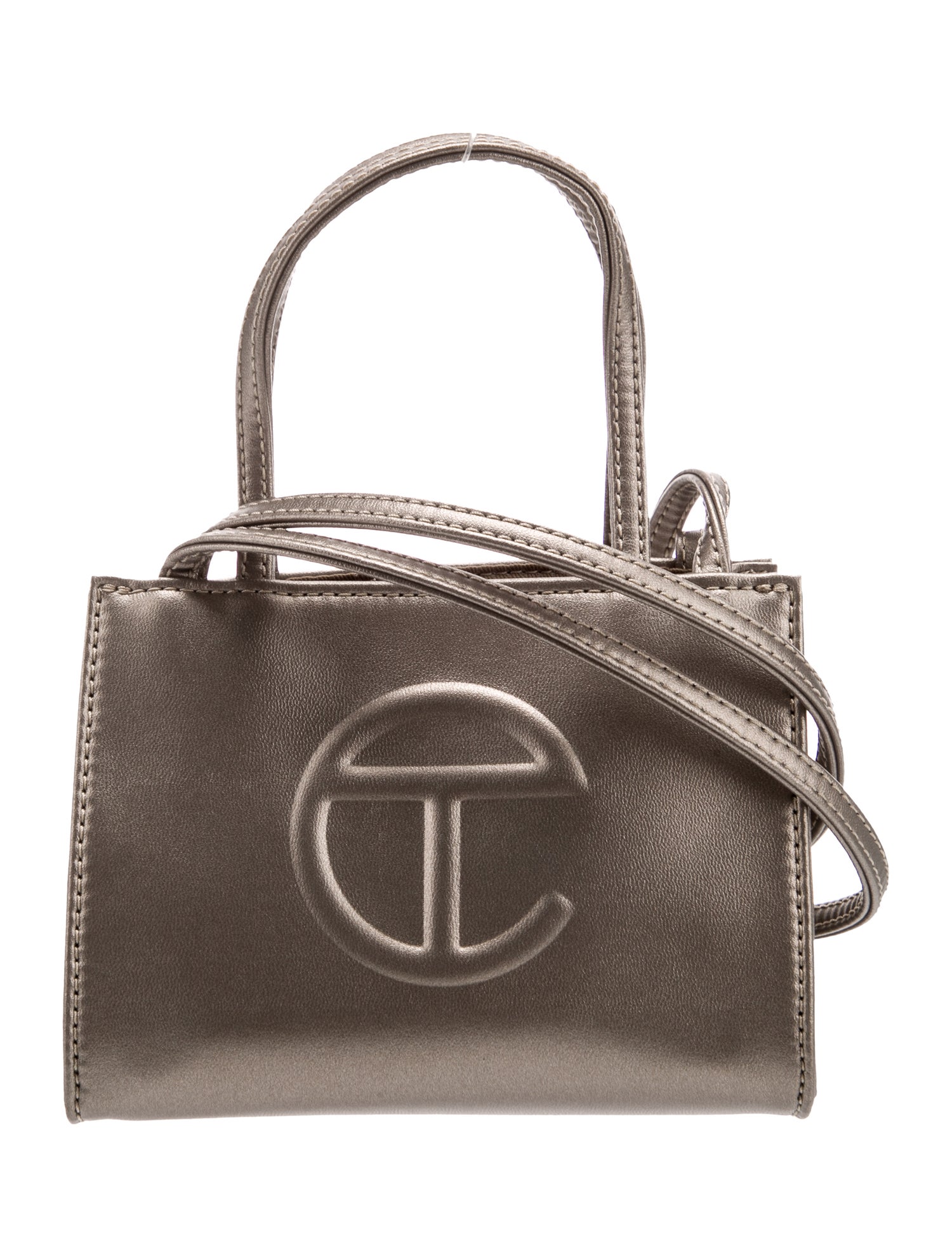 Telfar Vegan Leather Small Tote - Brown Totes, Handbags - WTELG29625 ...