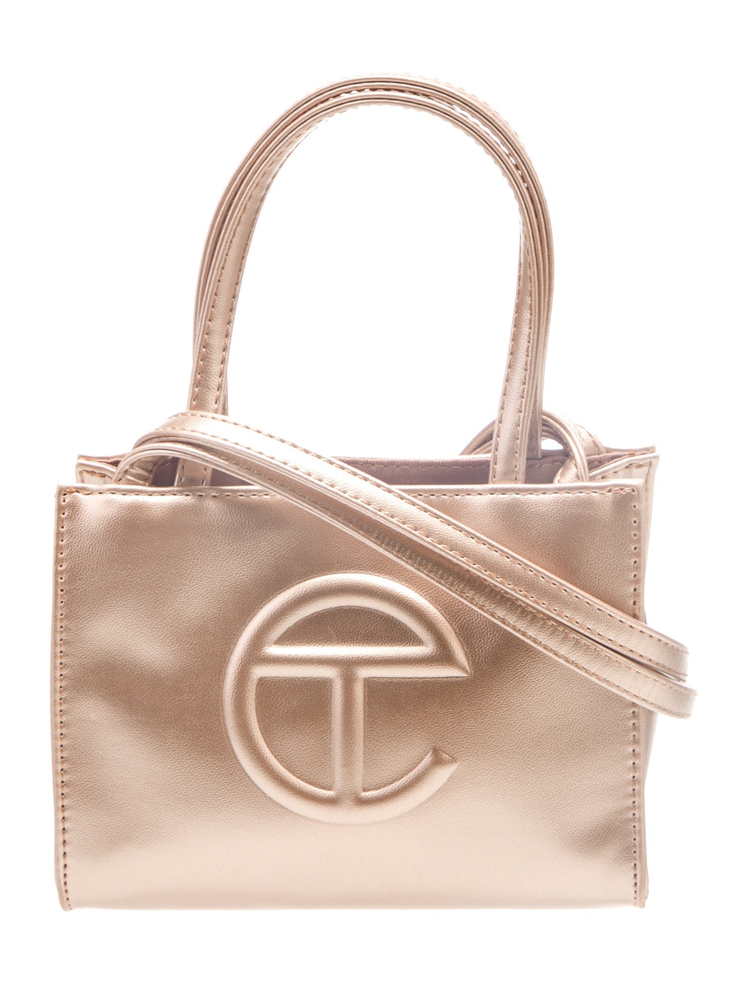 Telfar Vegan Leather Small Tote - Brown Totes, Handbags - WTELG29625 ...