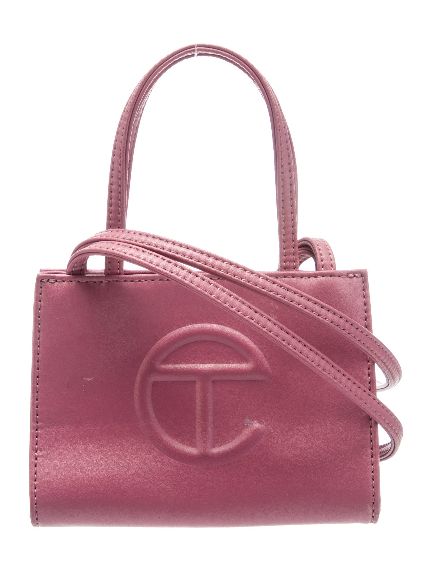 Telfar Small Red Shopping Bag - Red Totes, Handbags - WTELG30528 | The ...
