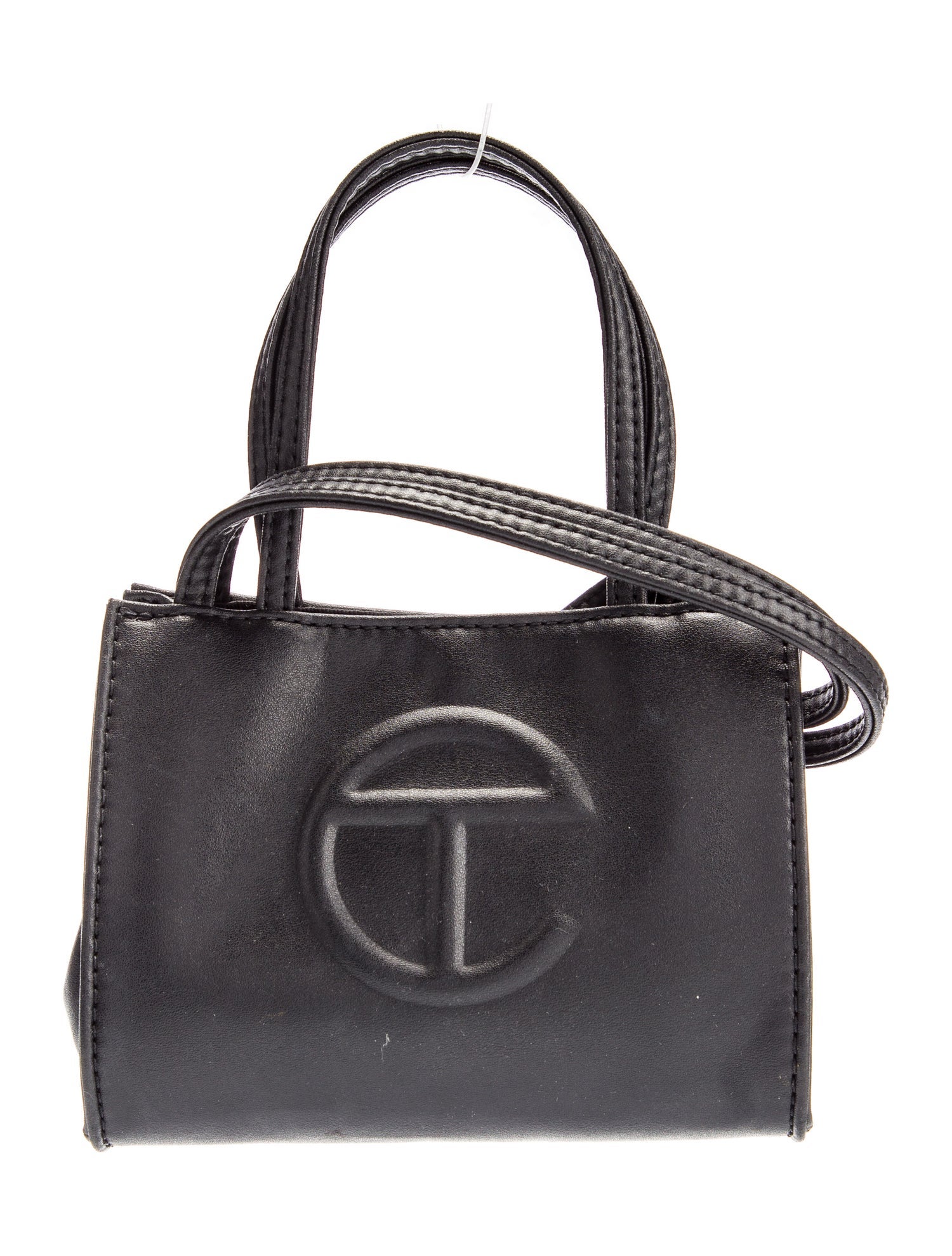Telfar Vegan Leather Shoulder Bag - Black Totes, Handbags - WTELG31053 ...