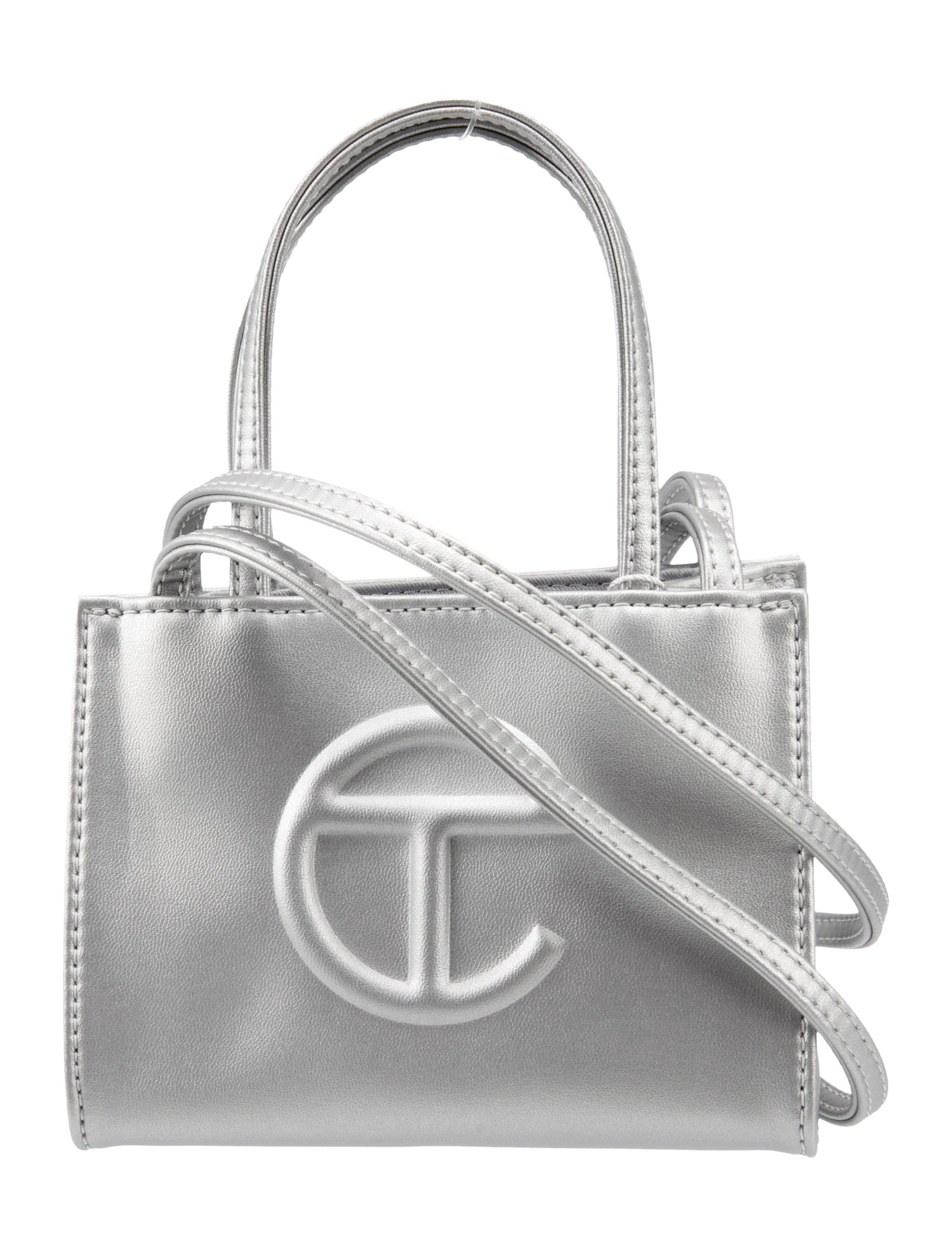 Telfar Small Gold Shopping Bag - Gold Totes, Handbags - WTELG29443 ...