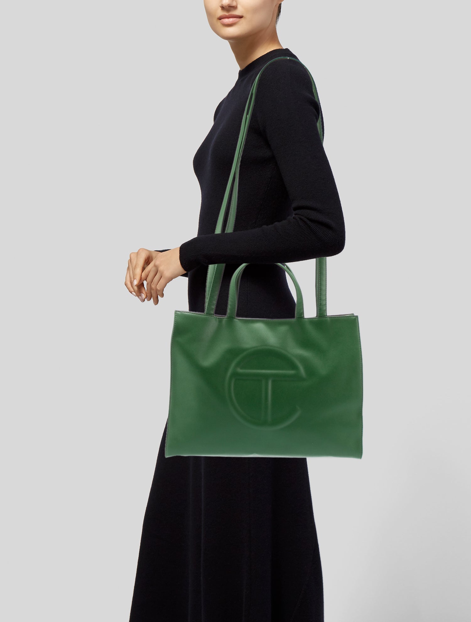 Telfar Medium Shopping Bag - Green Totes, Handbags - WTELG25770 | The ...