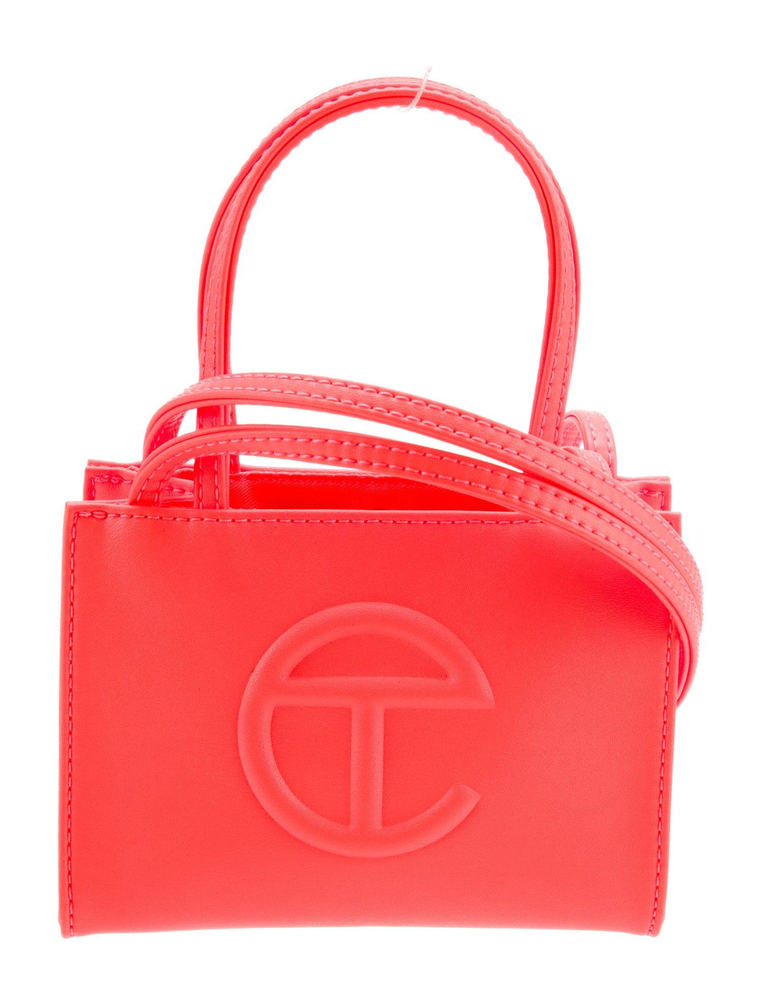 Telfar Vegan Leather Shoulder Bag w/ Tags - Red Crossbody Bags ...