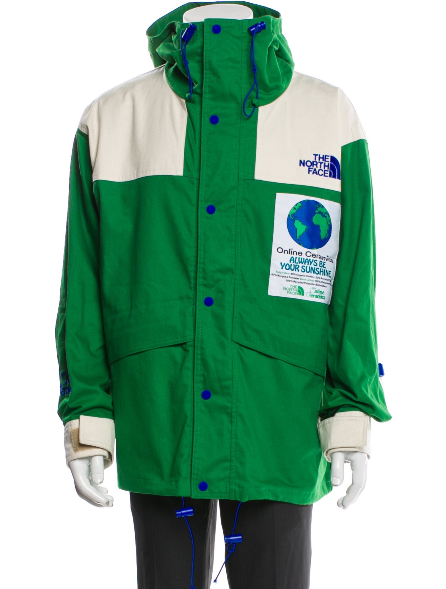 The North Face x Online Ceramics Colorblock Pattern Parka w/ Tags ...