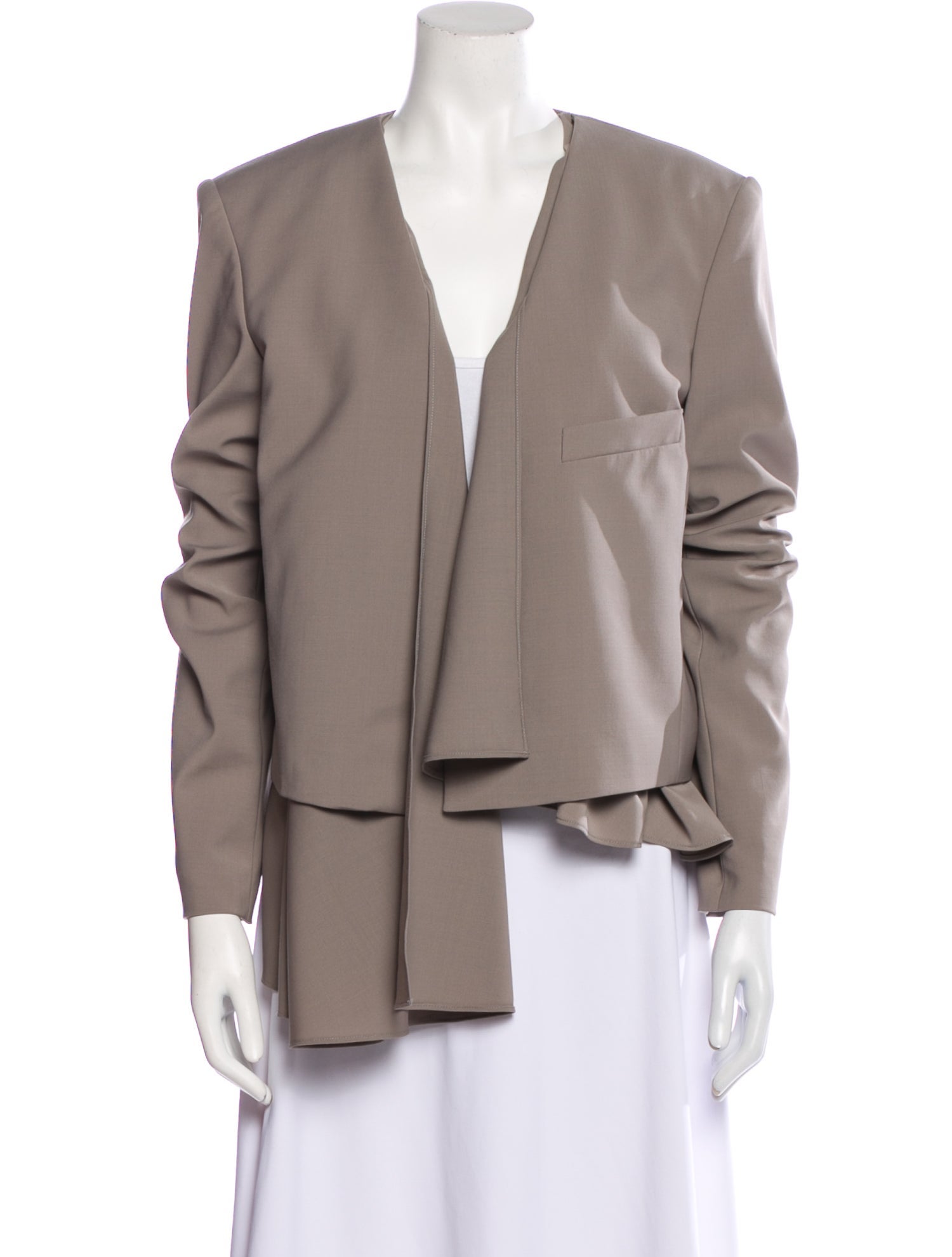 Tibi Evening Jacket - Grey Jackets, Clothing - WTI148687 | The RealReal