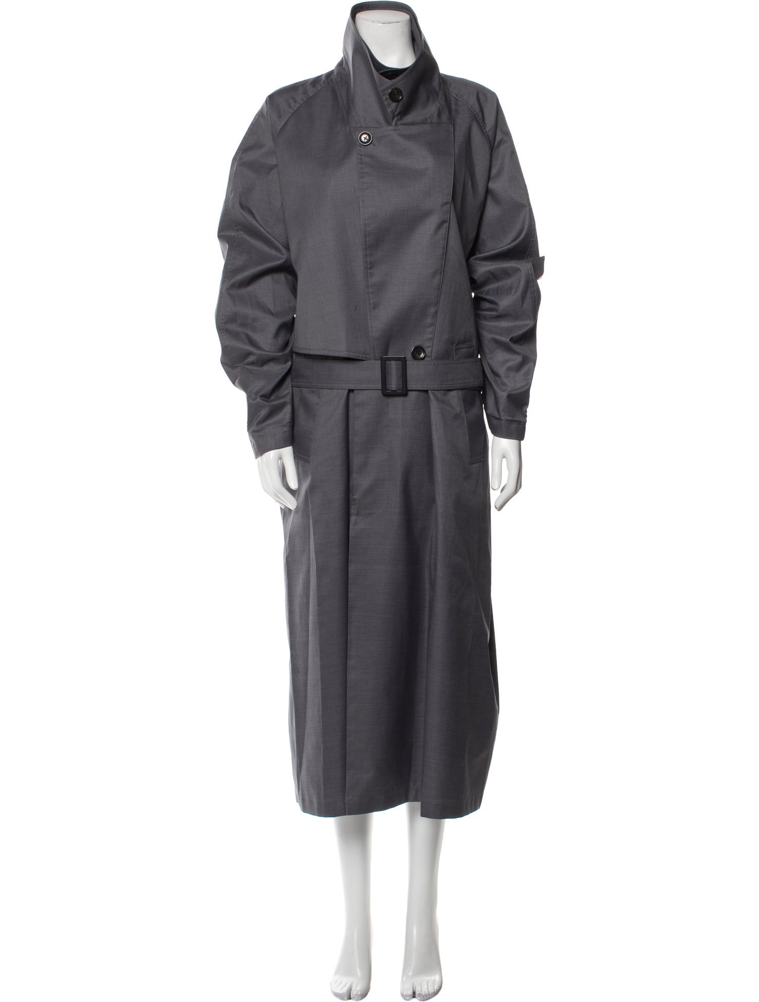 Tibi Coat - Grey Coats, Clothing - WTI162164 | The RealReal