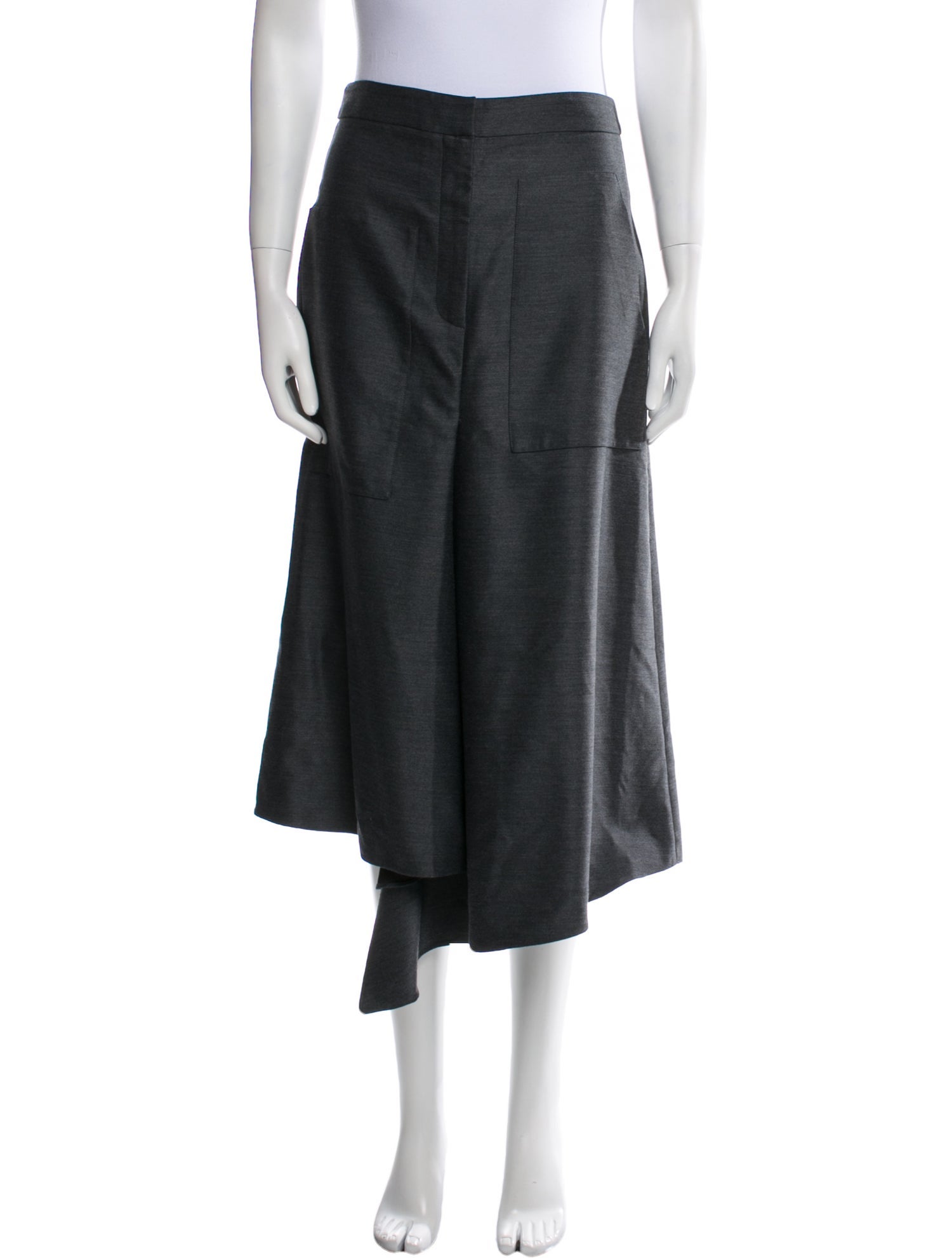 Tibi Midi Length Skirt - Grey Skirts, Clothing - WTI172075 | The RealReal