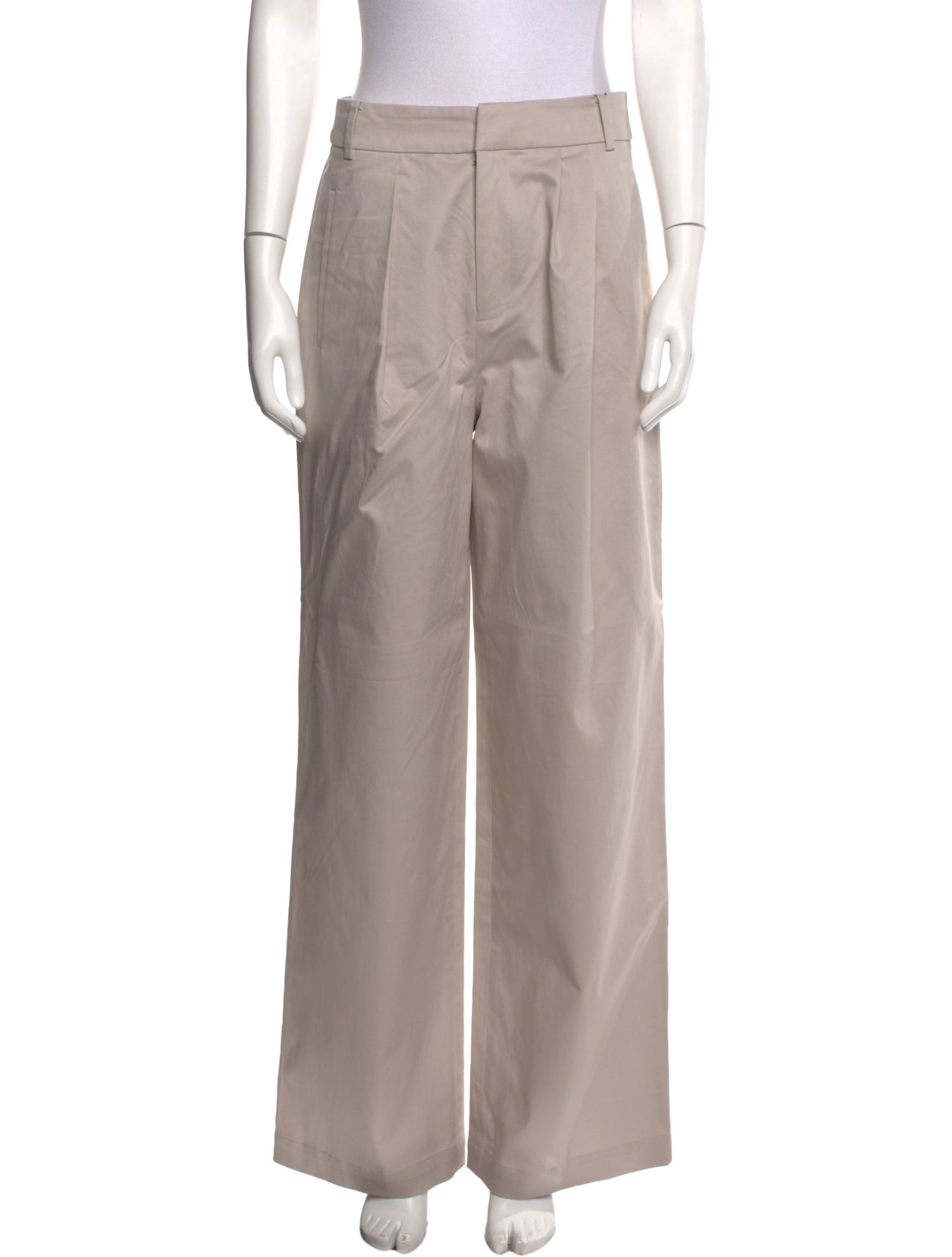 Tibi Wide Leg Pants w/ Tags - Neutrals, 13.25" Rise Pants, Clothing ...