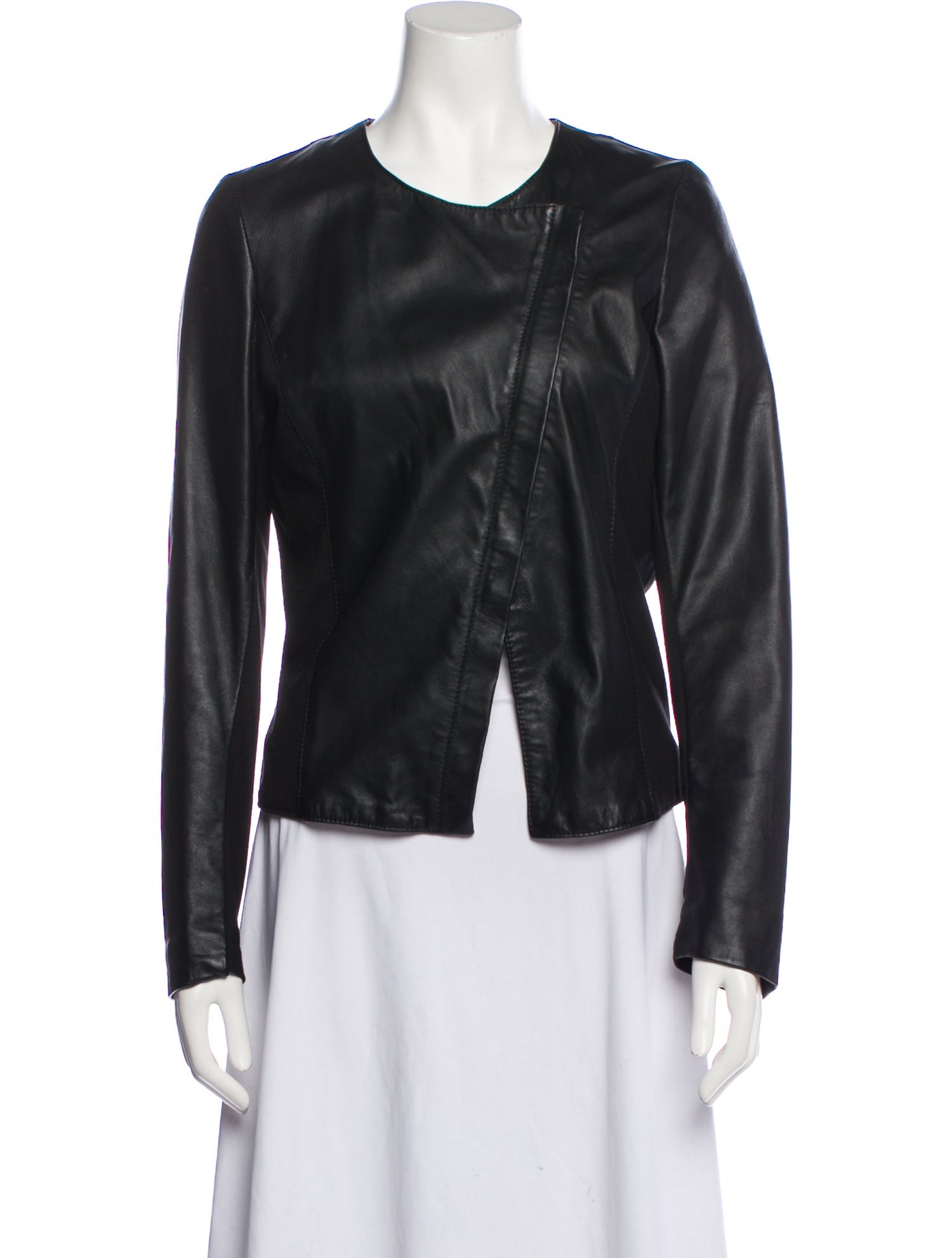 Tiziano Zorzan Leather Biker Jacket - Black Jackets, Clothing ...