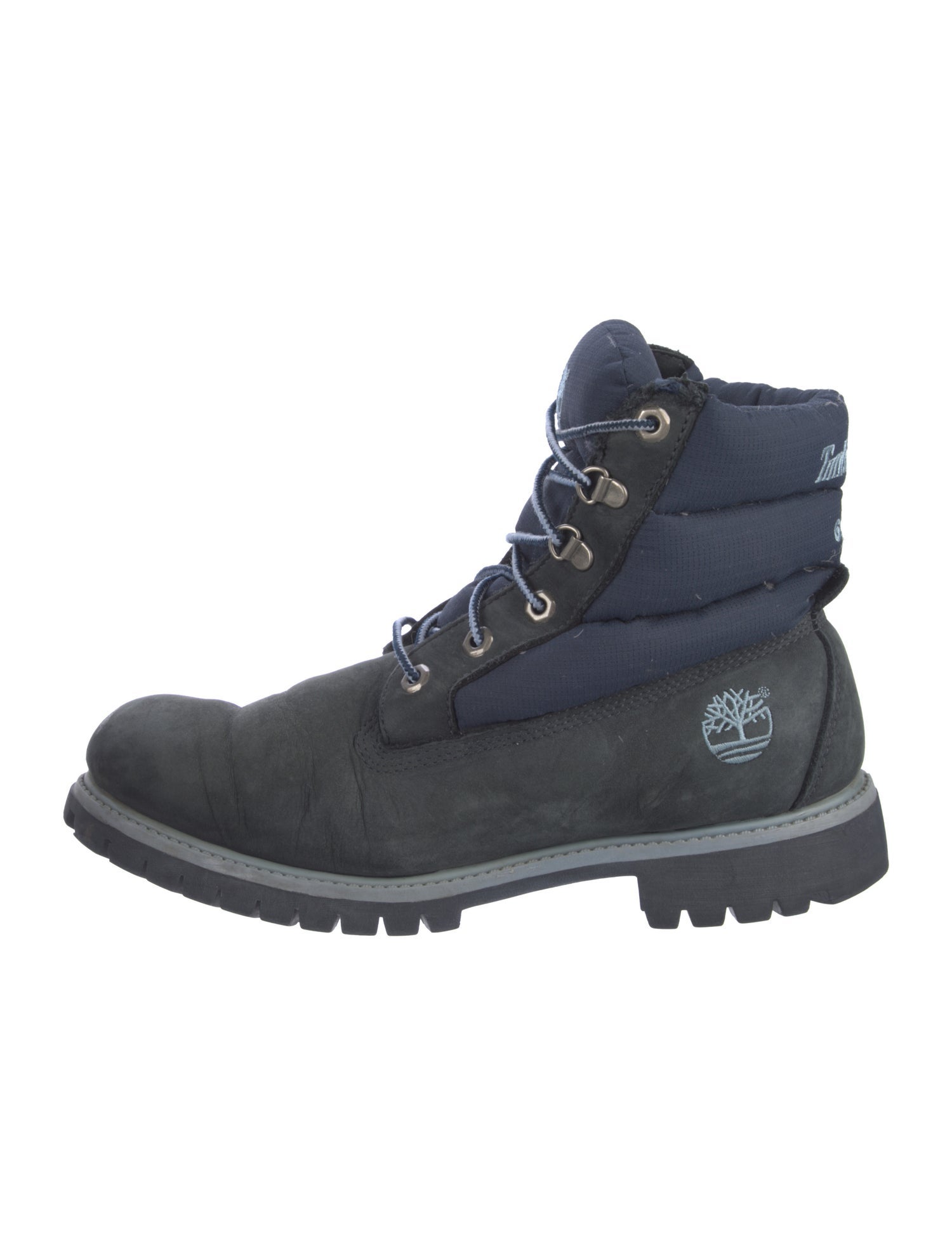 Timberland Suede Hiking Boots - Blue Boots, Shoes - WTIMB25072 | The ...