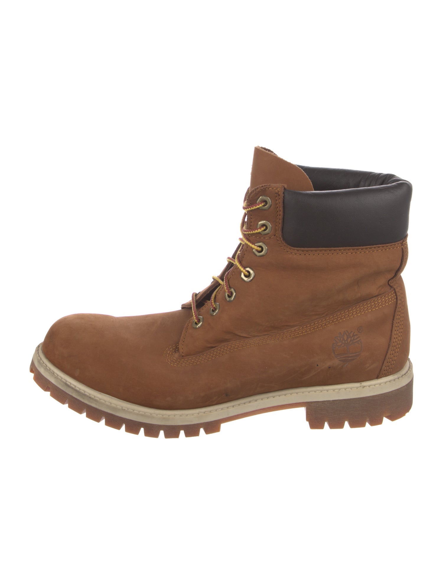 Timberland Nubuck Colorblock Pattern Hiking Boots - Brown Boots, Shoes ...