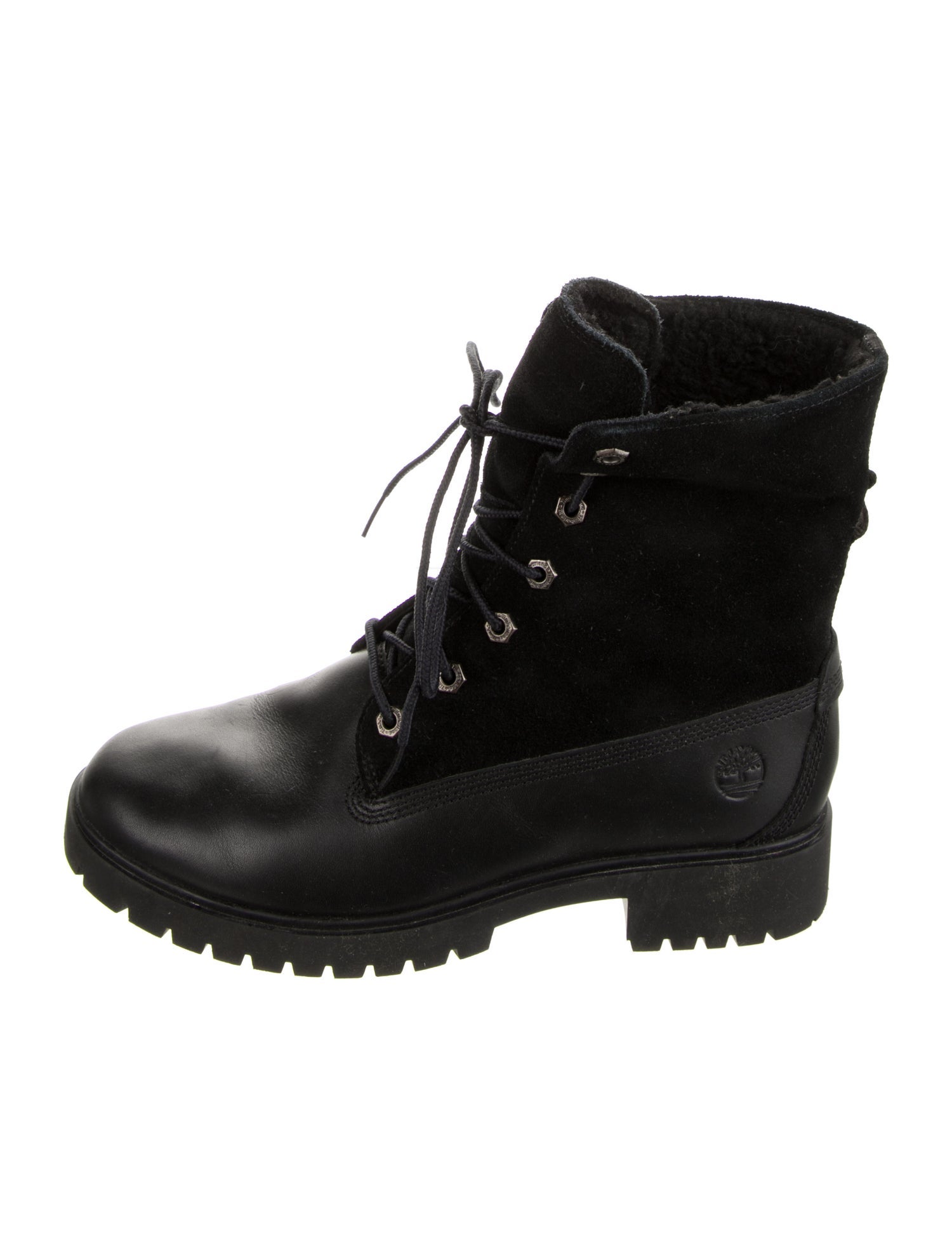 Timberland Suede Combat Boots - Black Boots, Shoes - WTIMB25822 | The ...
