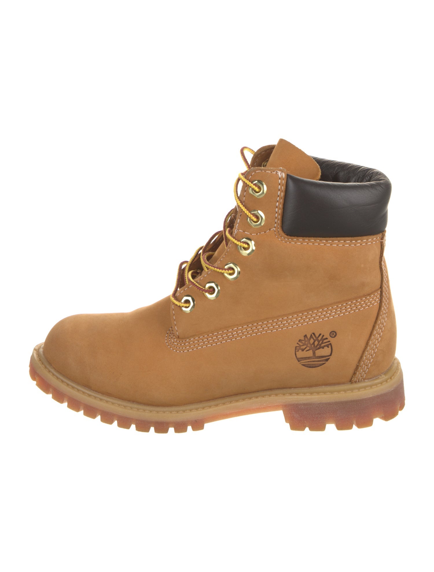 Timberland Suede Colorblock Pattern Combat Boots - Brown Boots, Shoes ...