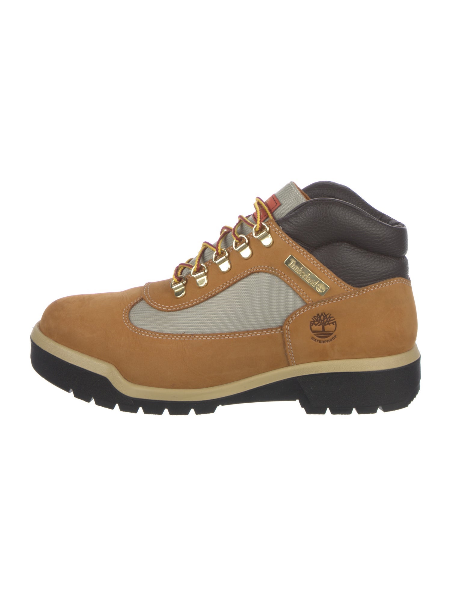 Timberland Suede Colorblock Pattern Hiking Boots - Neutrals Boots ...