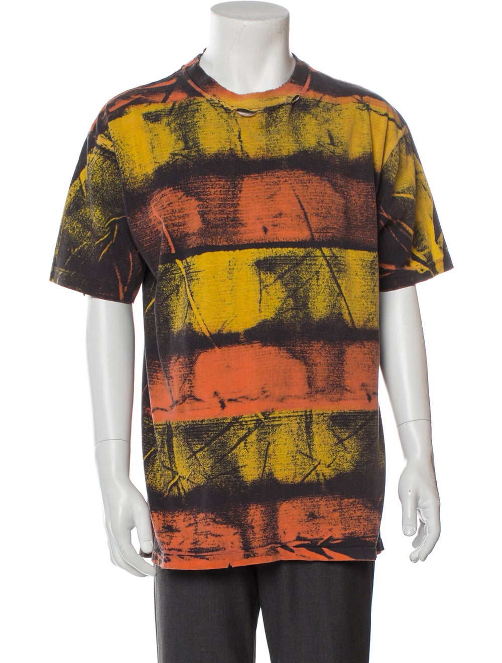 Vintage - Unbranded Vintage Printed T-Shirt - Orange T-Shirts, Clothing ...