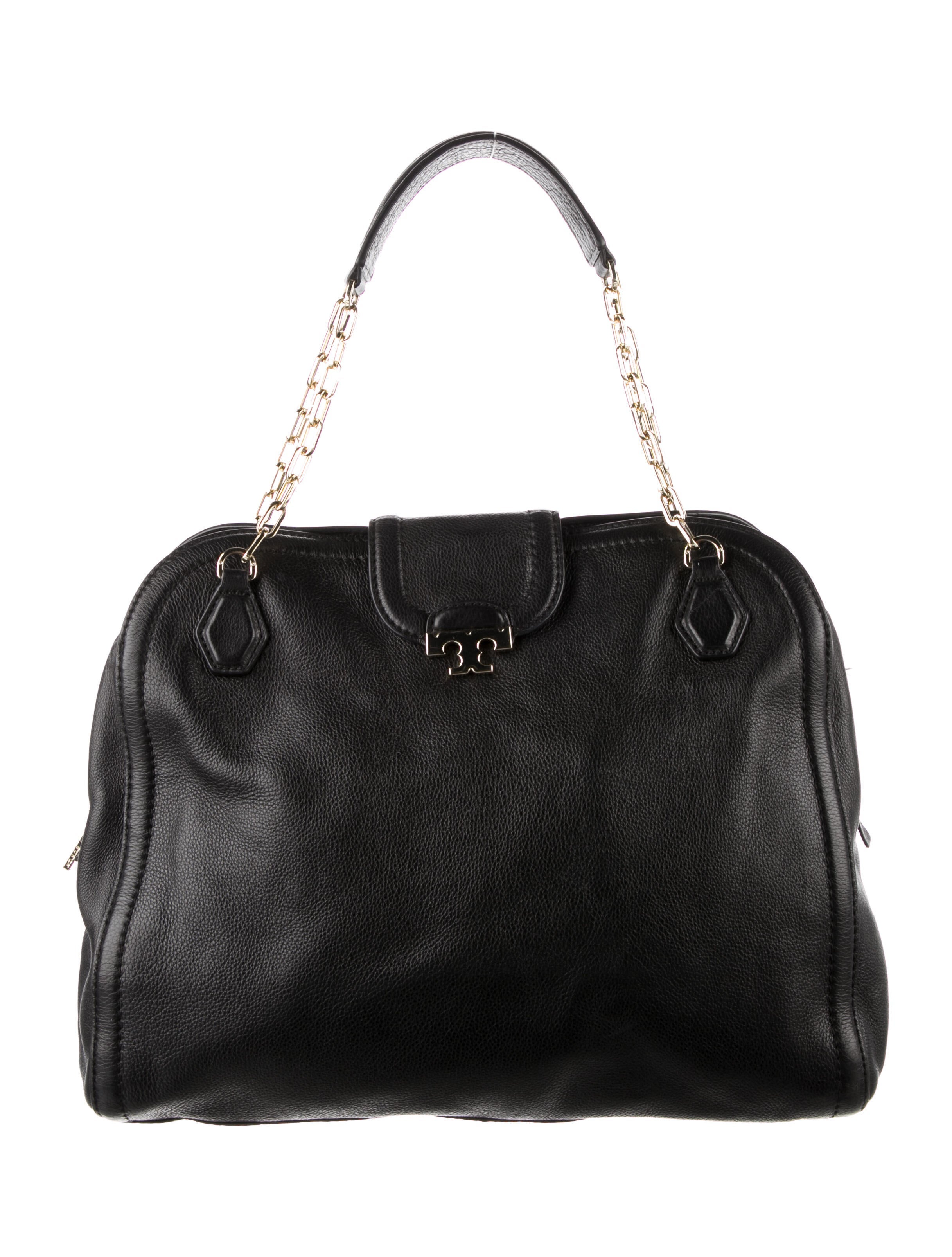 Tory Burch Leather Amanda Satchel - Brown Satchels, Handbags ...