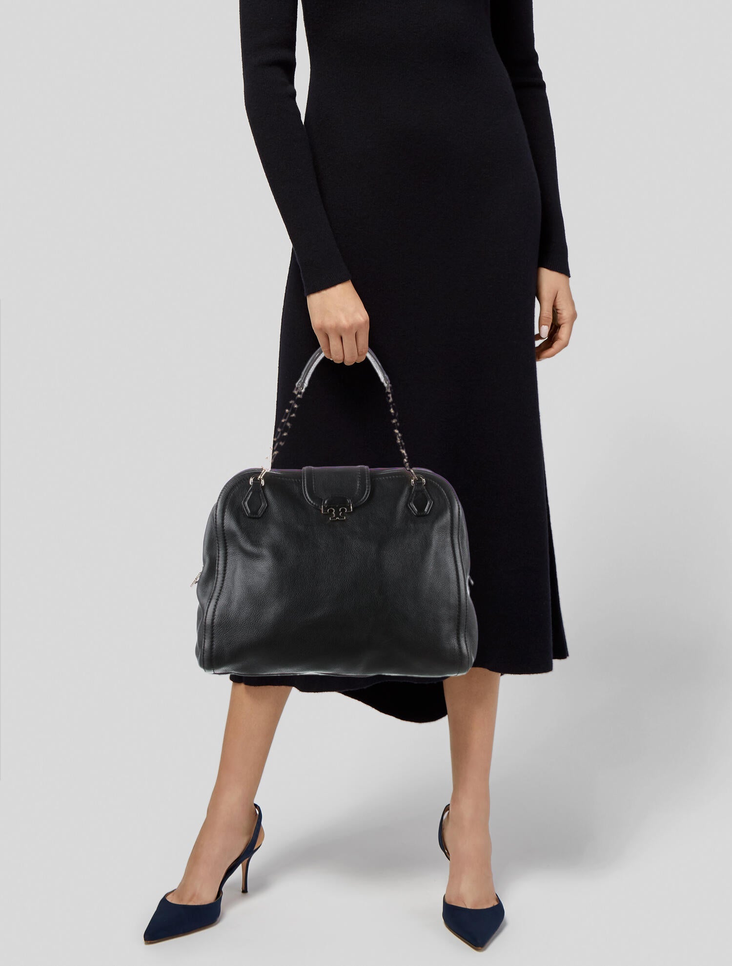 Tory Burch Leather Amanda Satchel - Brown Satchels, Handbags ...