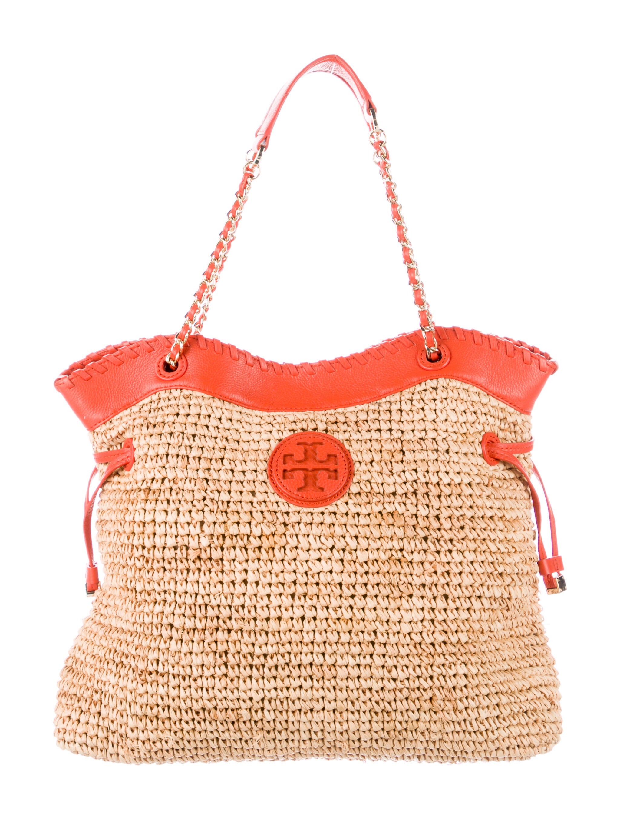 Tory Burch Raffia Tote Bag - Brown Totes, Handbags - WTO477945 | The ...
