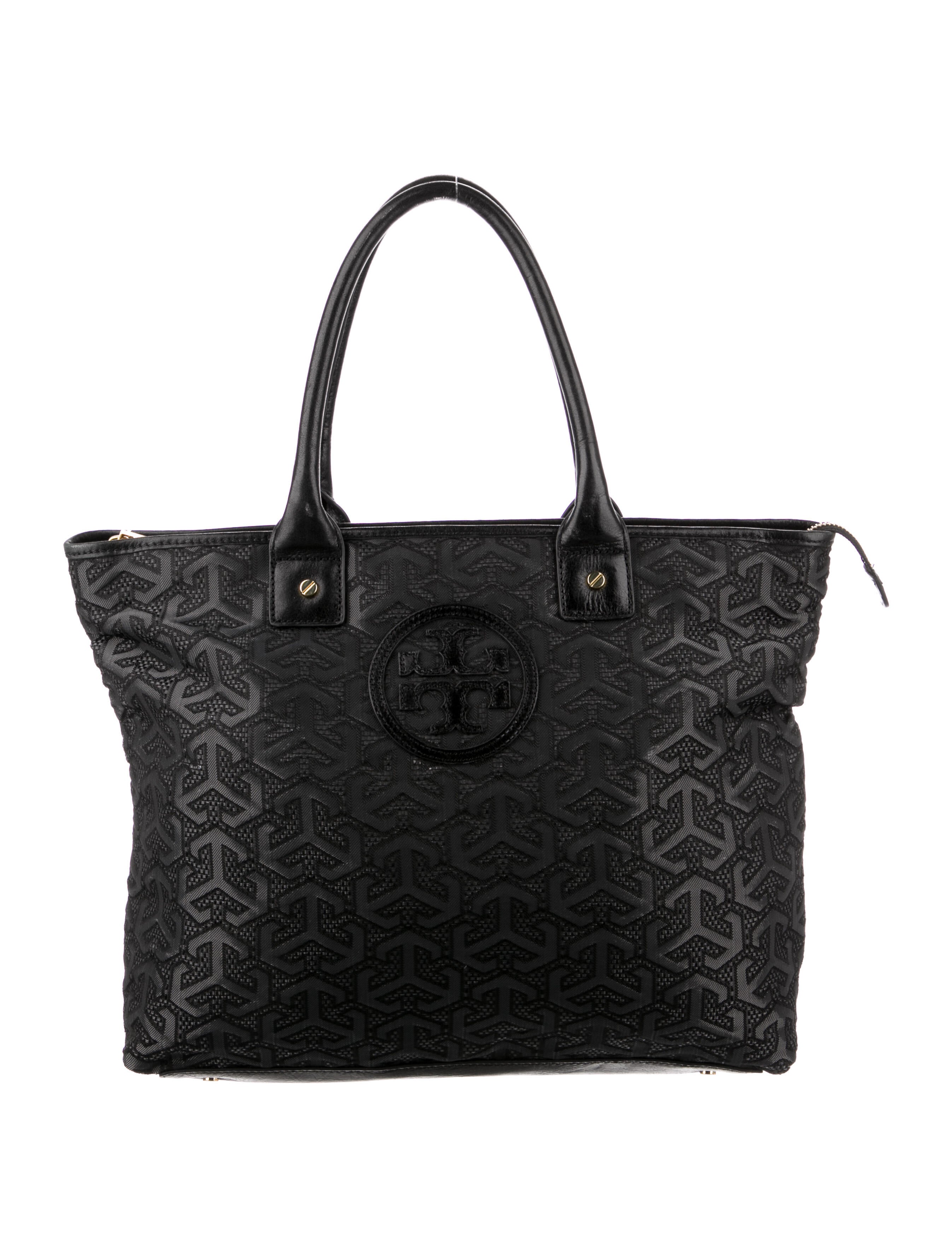 Tory Burch Leather Tote Bag - Black Totes, Handbags - WTO485825 | The ...