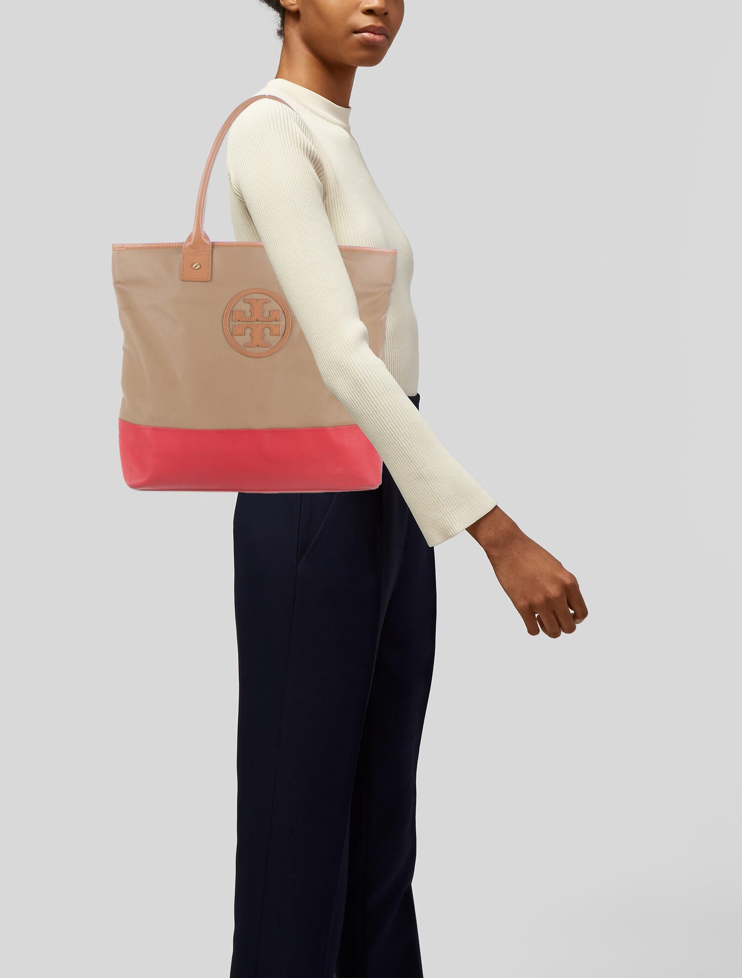 Tory Burch Coated Canvas Tote Bag - Neutrals Totes, Handbags ...