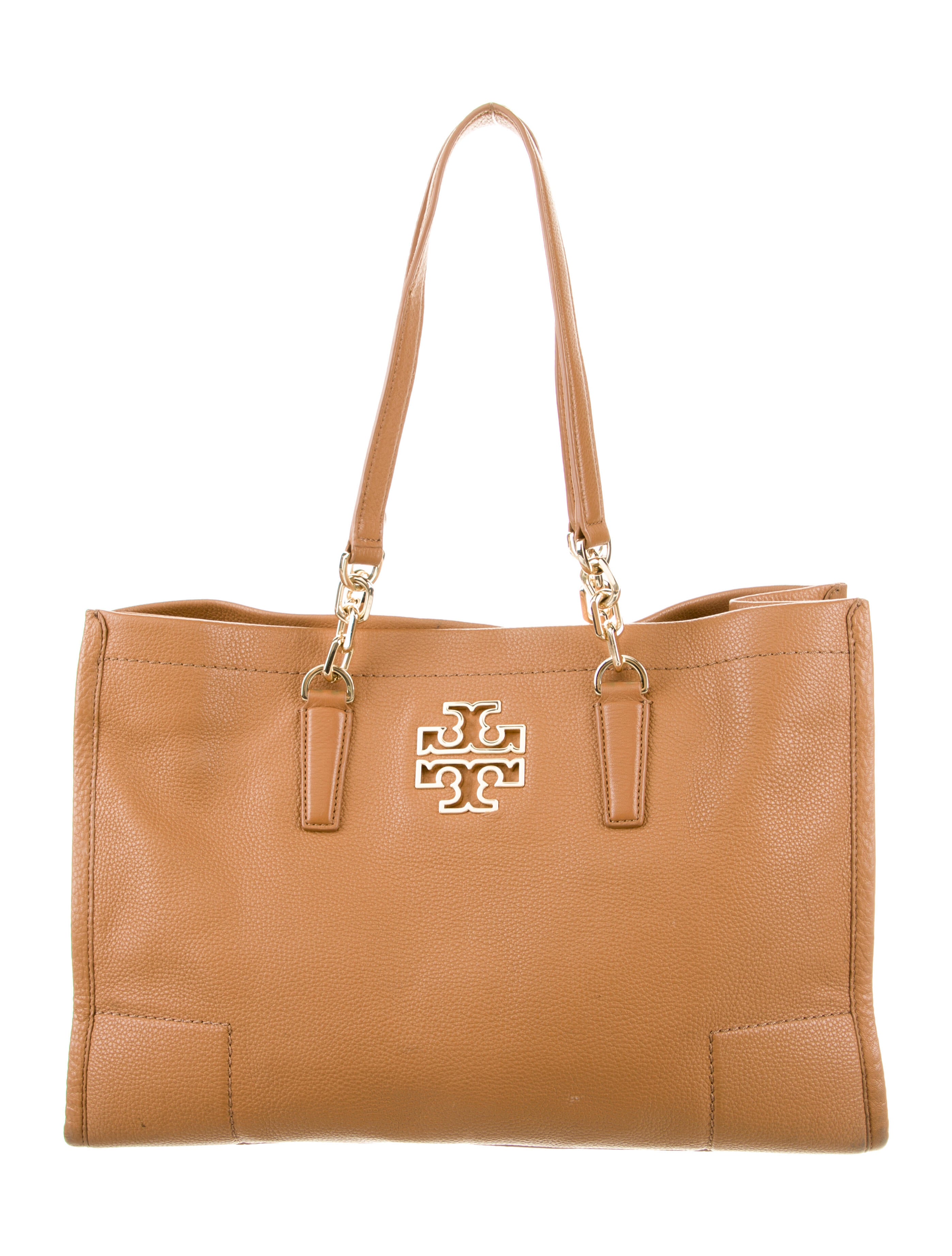Tory Burch Leather Tote Bag - Brown Shoulder Bags, Handbags - WTO498959 ...